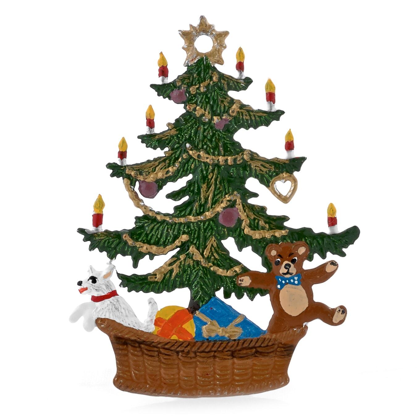 Pewter Christmas Tree Ornament