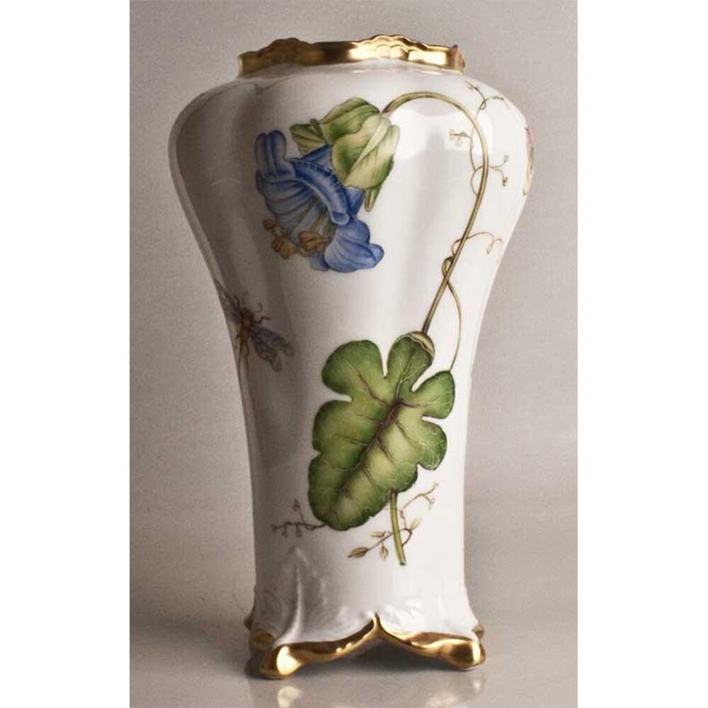 Anna Weatherley Studio Blue Flower Antique Vase