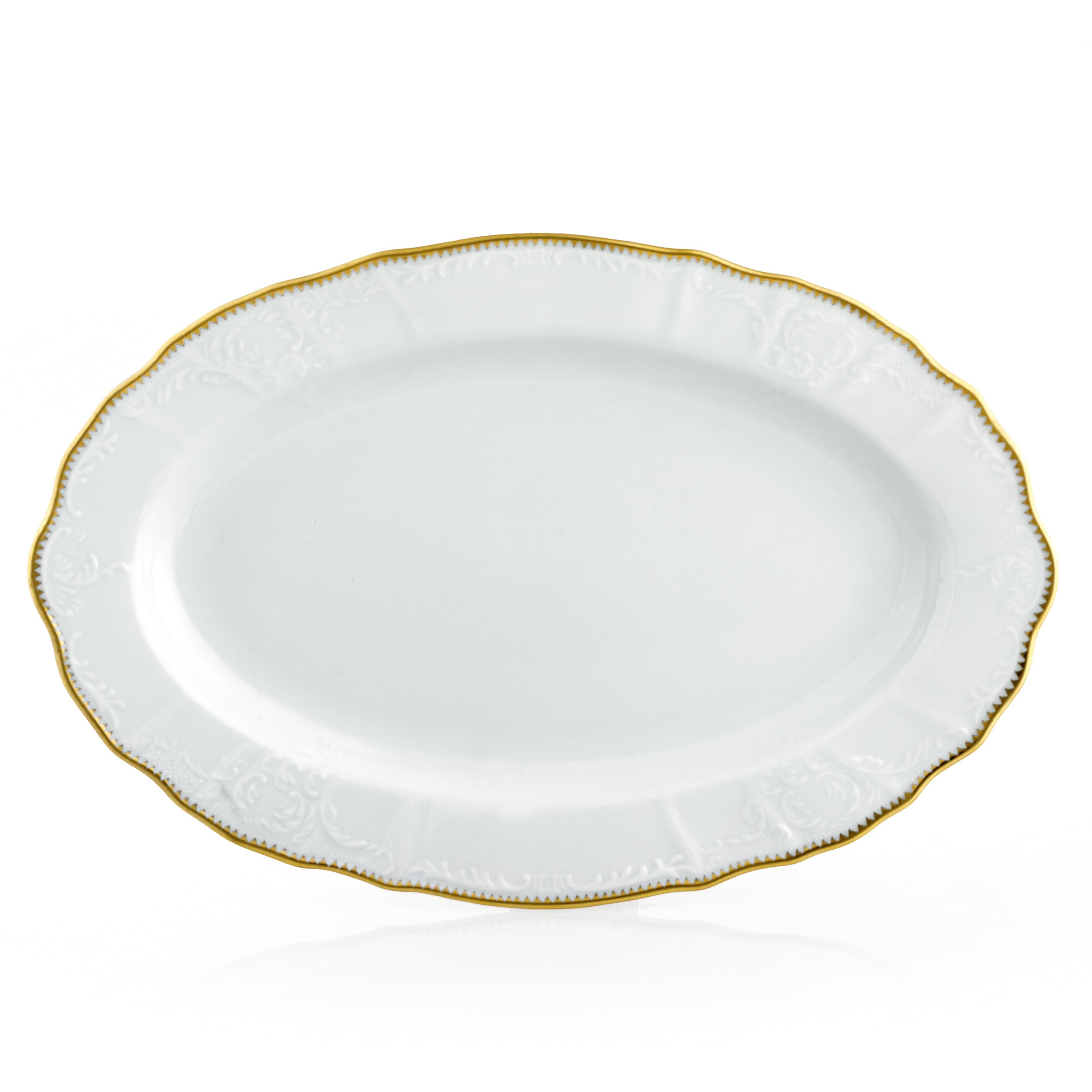 Anna Weatherley Simply Anna Gold Oval Platter