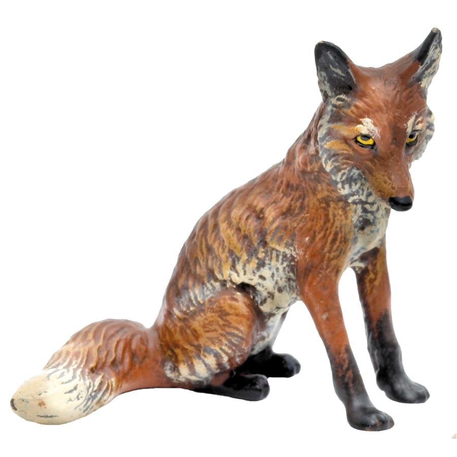 Austrian Bronze Sitting Fox