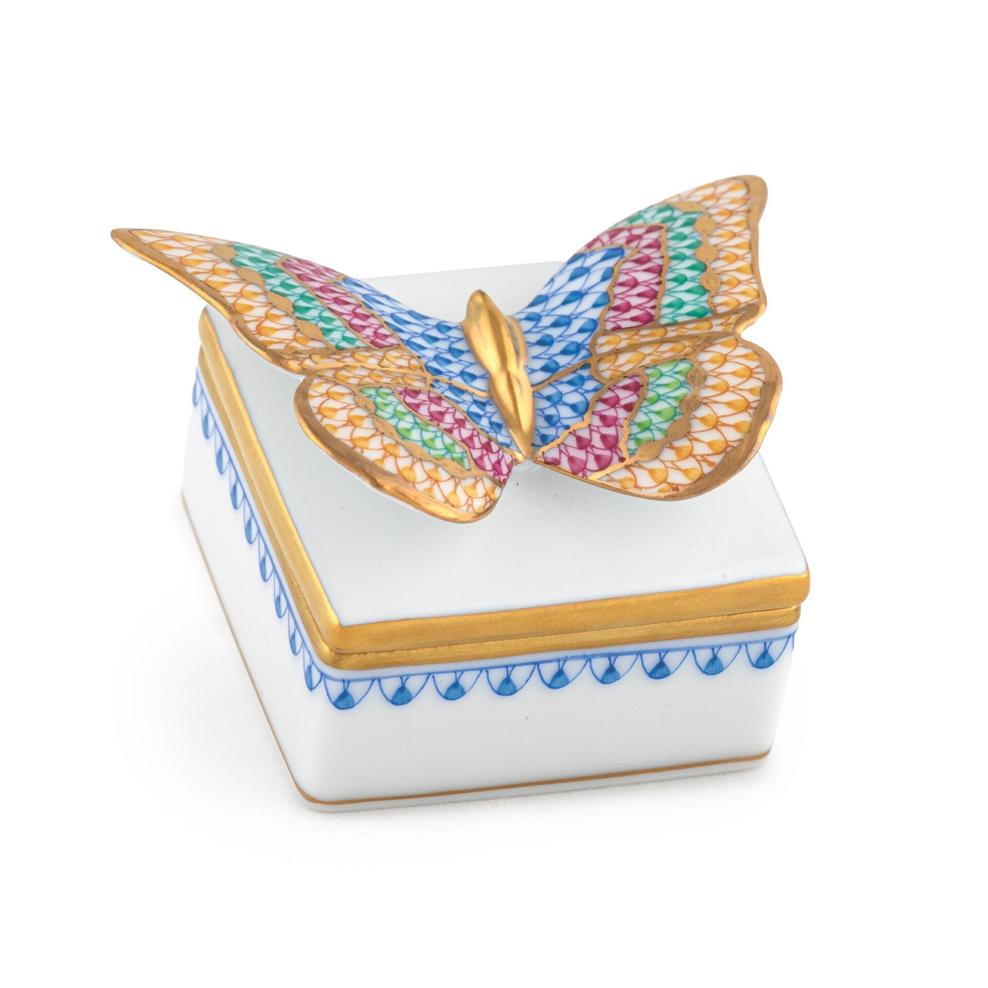 Herend Butterfly Box