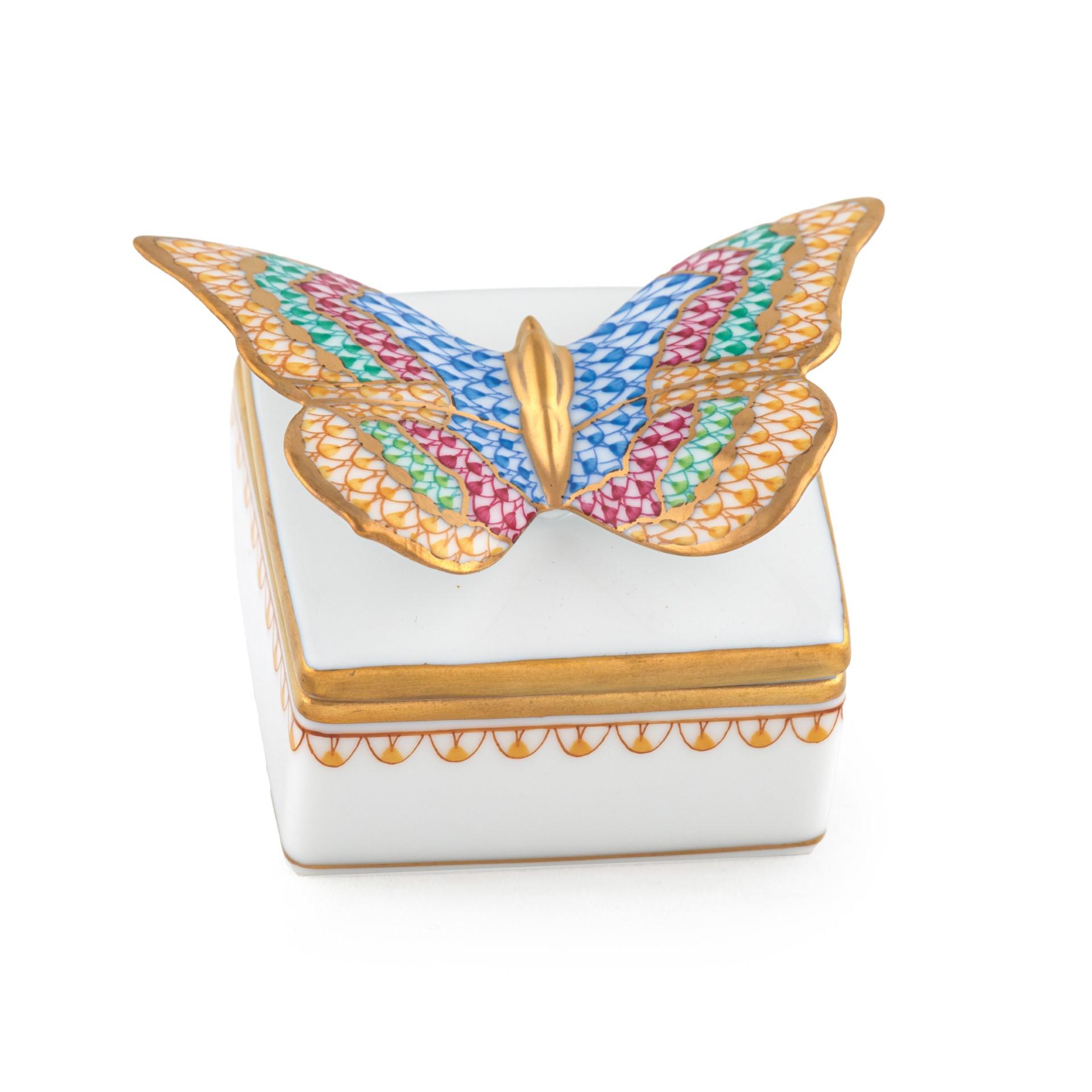 Herend Butterfly Box