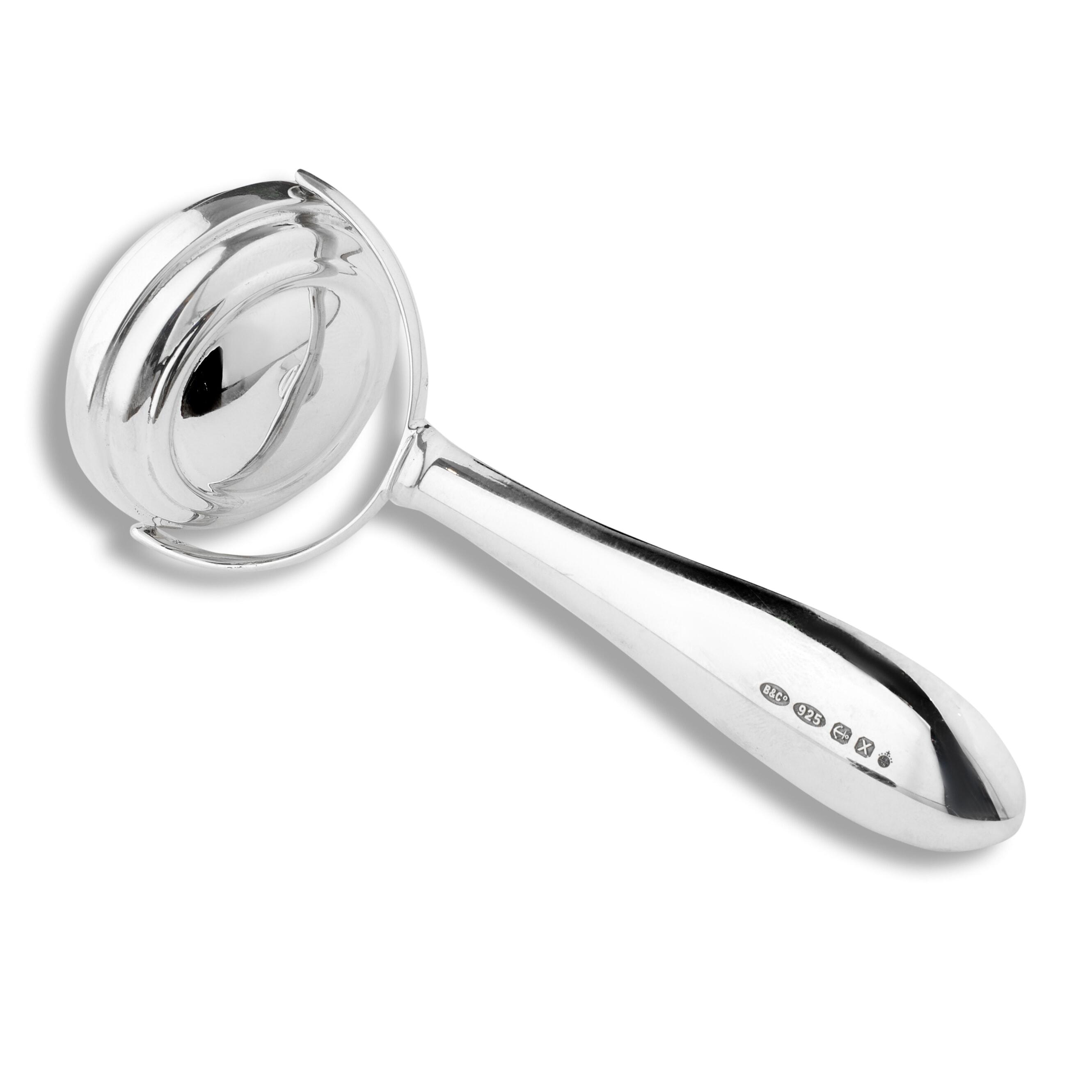 Sterling Silver Baby Rattle