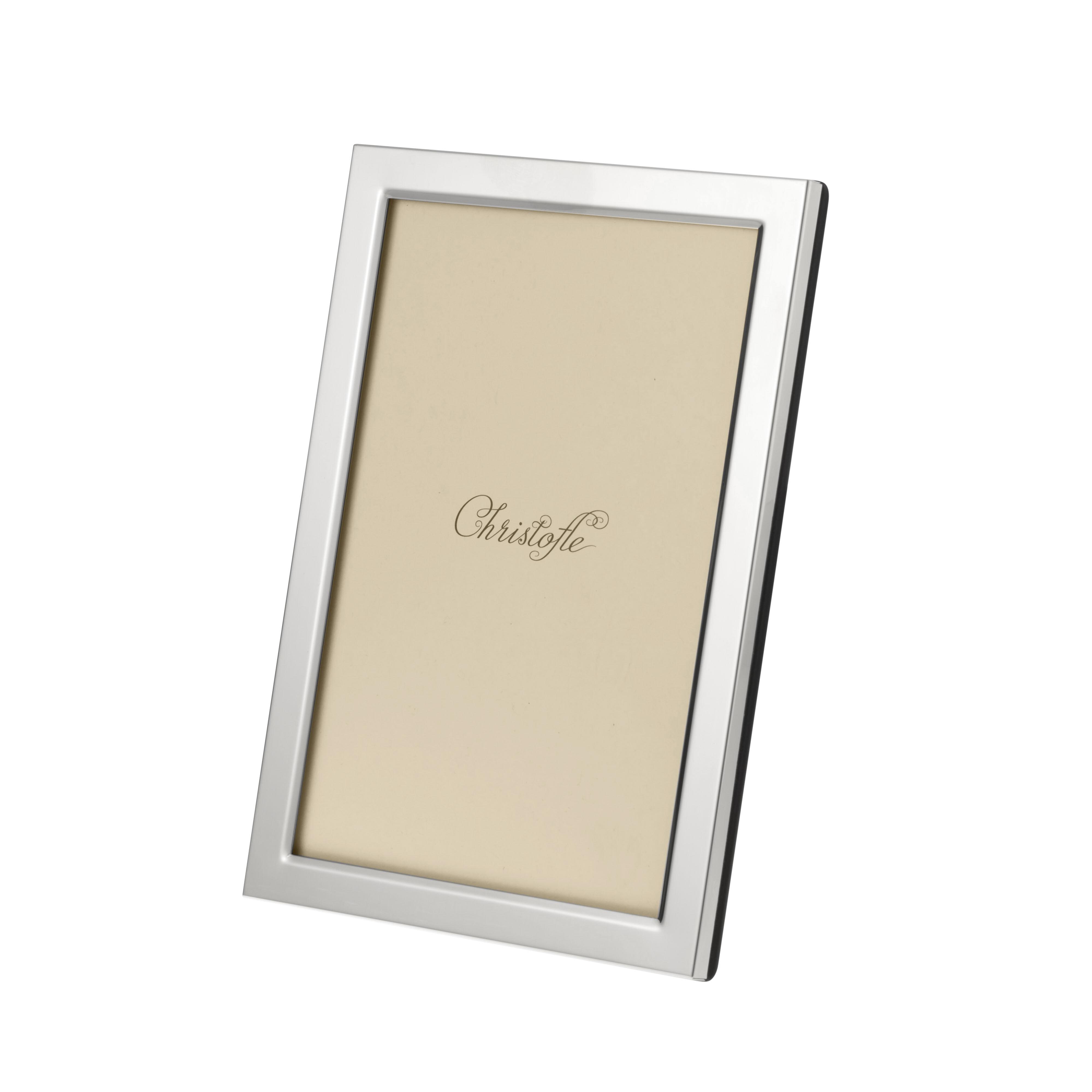 Christofle Uni Silver Plated Picture Frames