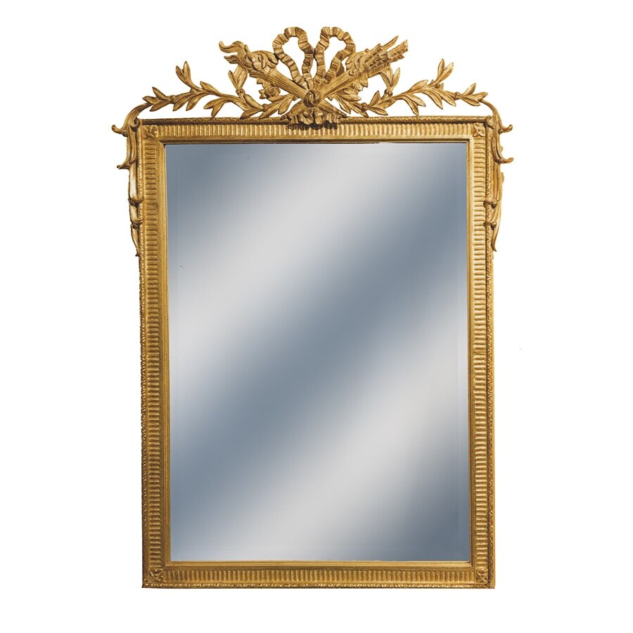 French Hunt Gold Mirror