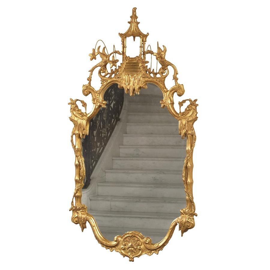 Chippendale Double Phoenix Mirror