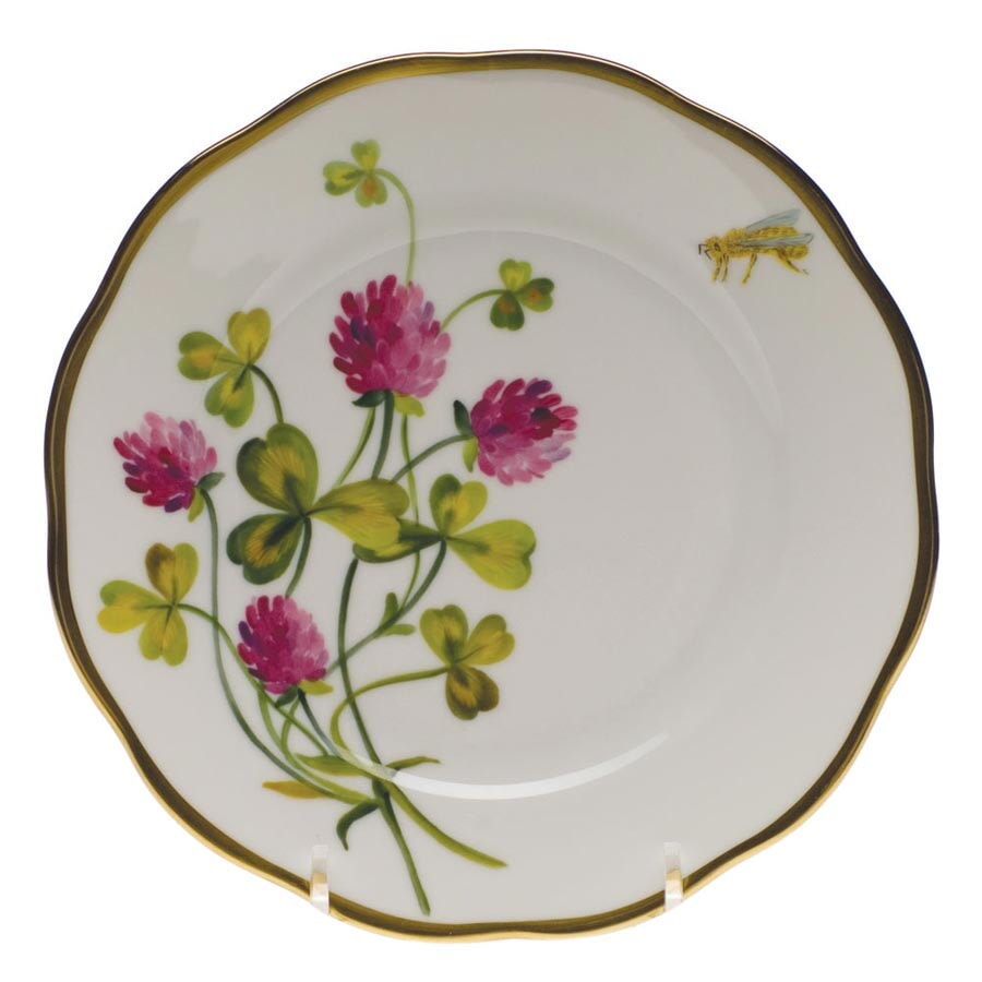 Herend American Wildflowers Clover Bread & Butter Plate