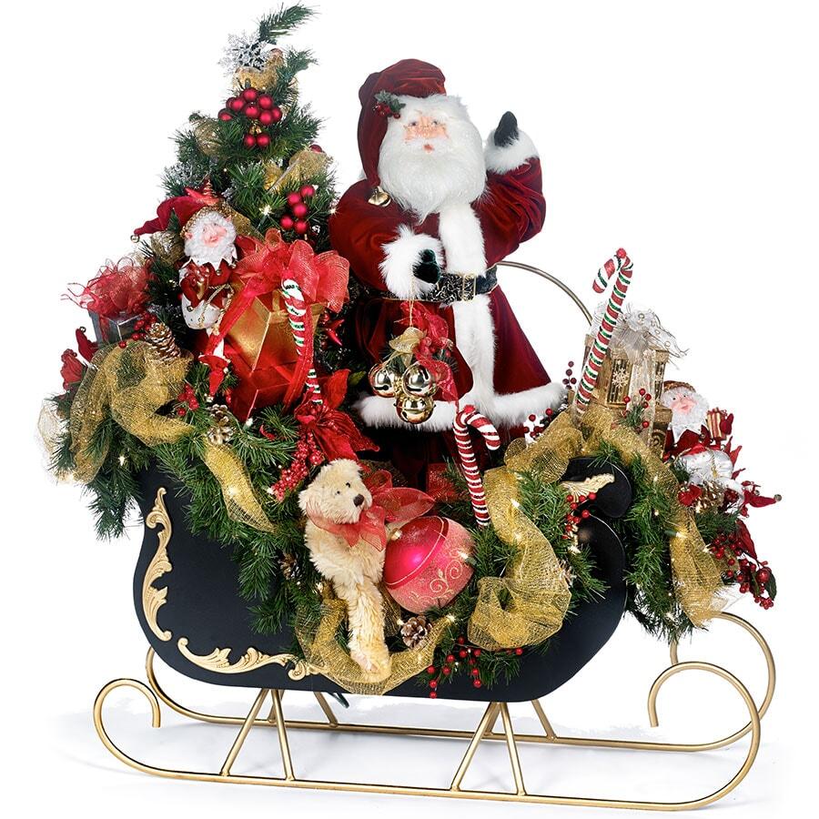 Animated Santa with Sleigh