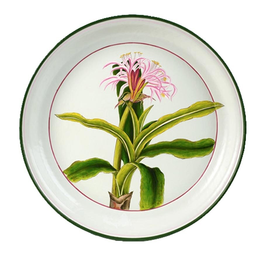 Handpainted Pink Lily Tole Tray
