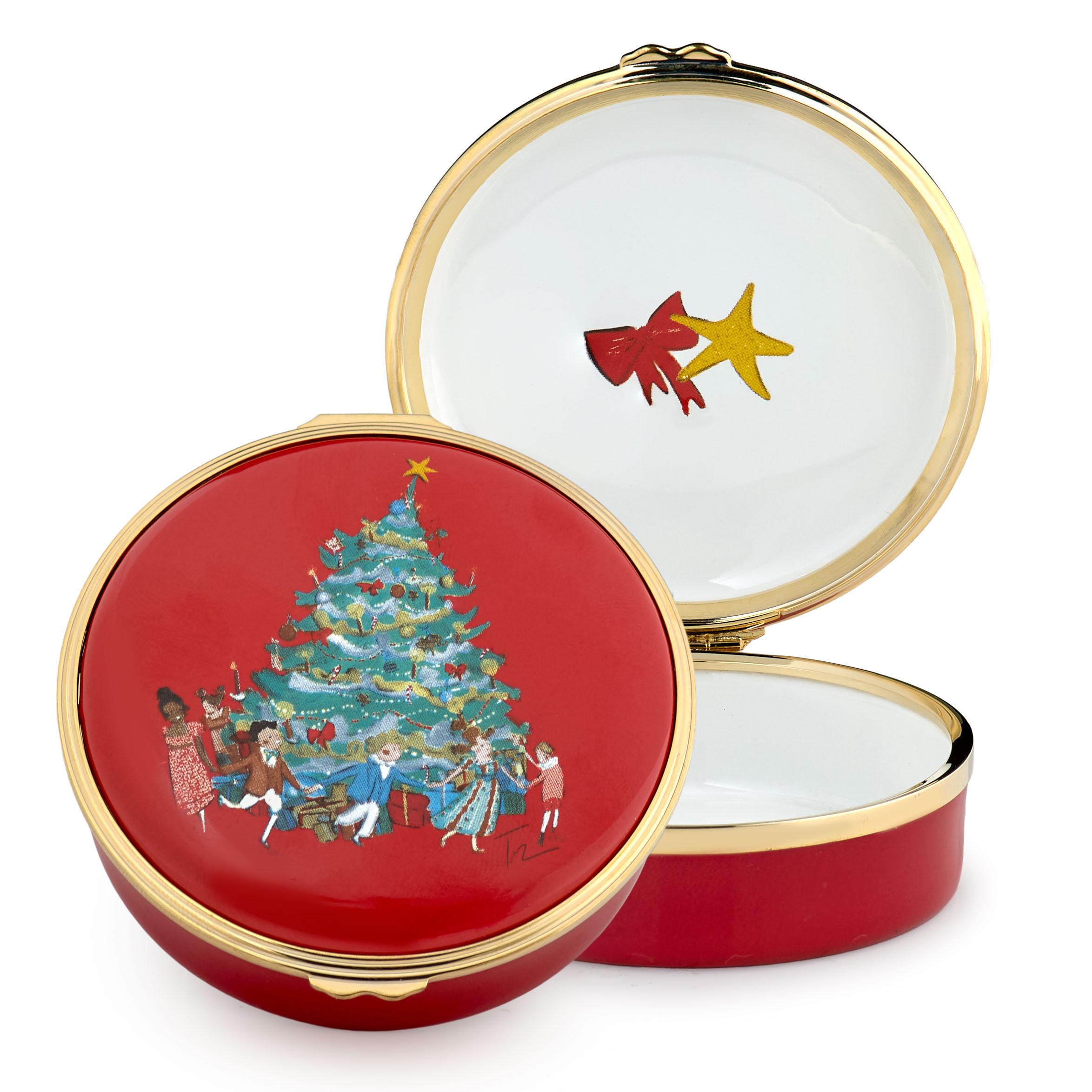 Halcyon Days Nutcracker Party Scene Music Box