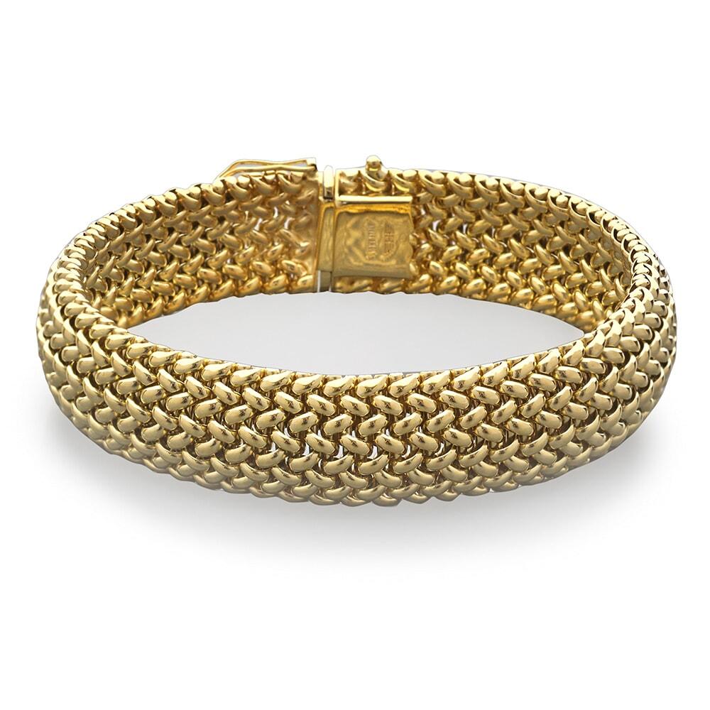 18k Gold Mesh Bracelet