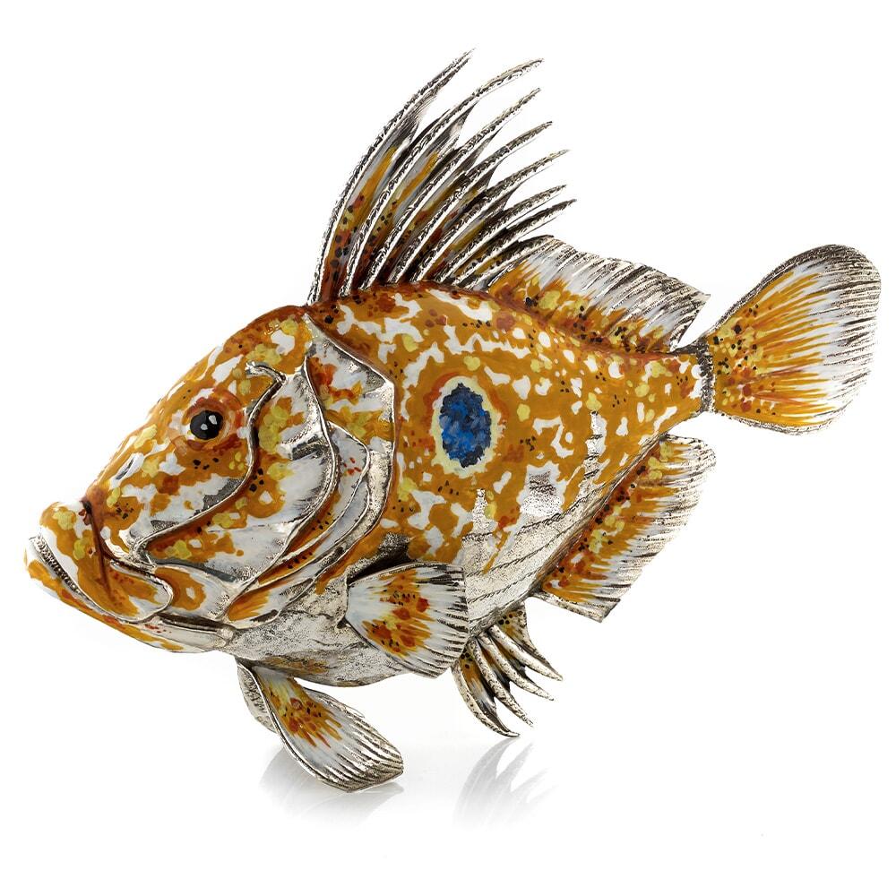 Sterling Silver & Enamel John Dory Fish