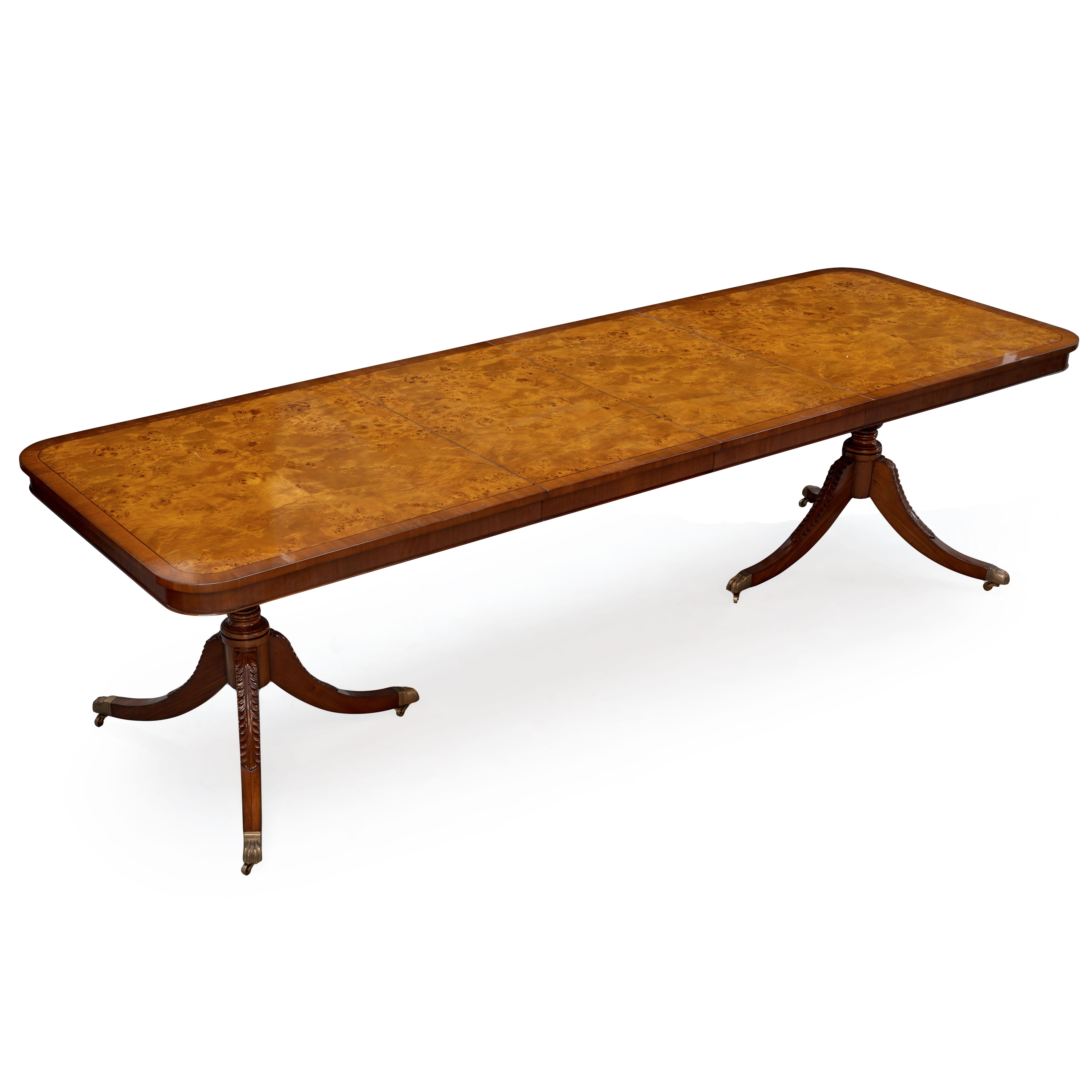 Burl Extended Dining Table
