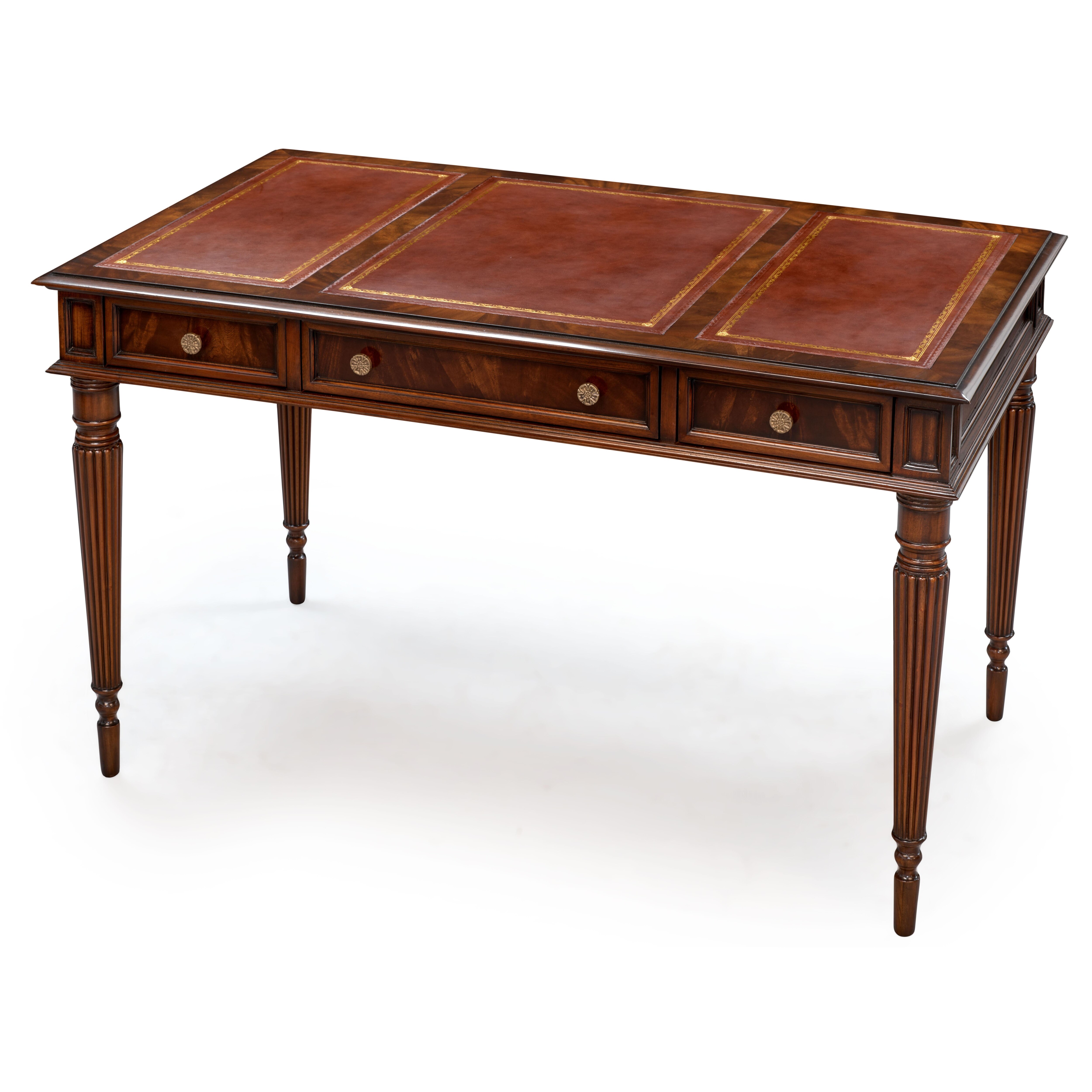 Irene Leather Top Writing Desk