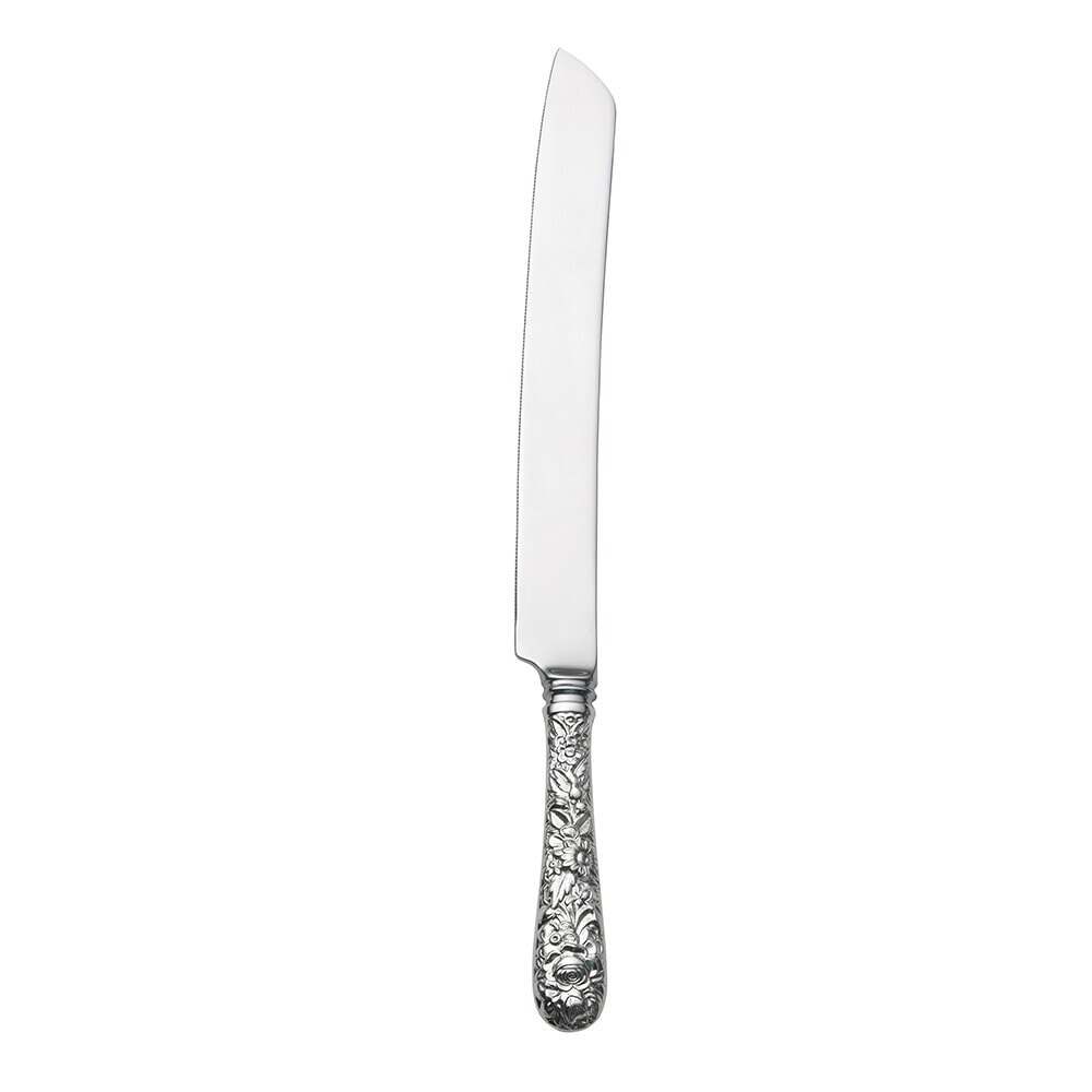 Kirk Stieff Repousse Sterling Silver Cake Knife
