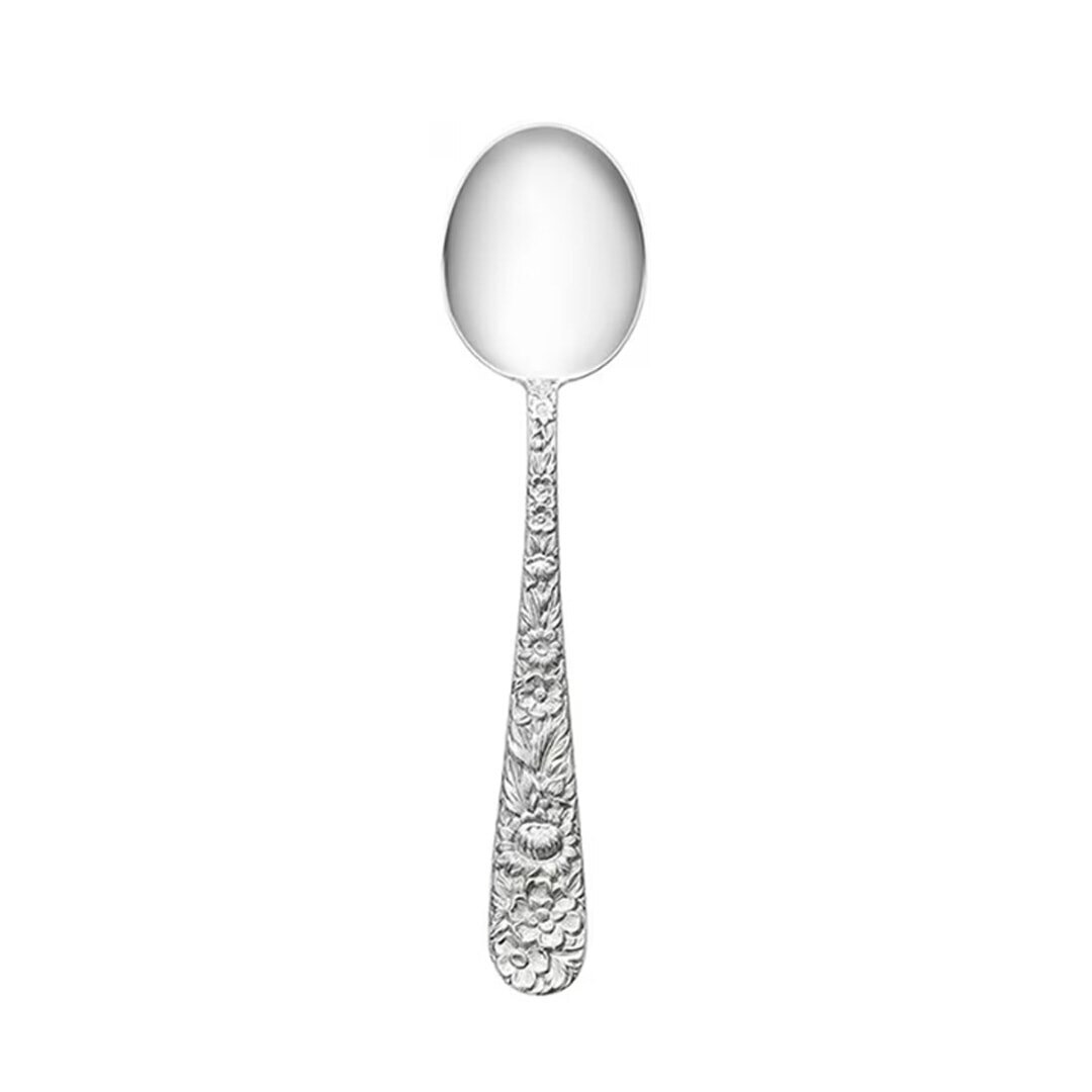 Kirk Stieff Repousse Sterling Silver Tablespoon