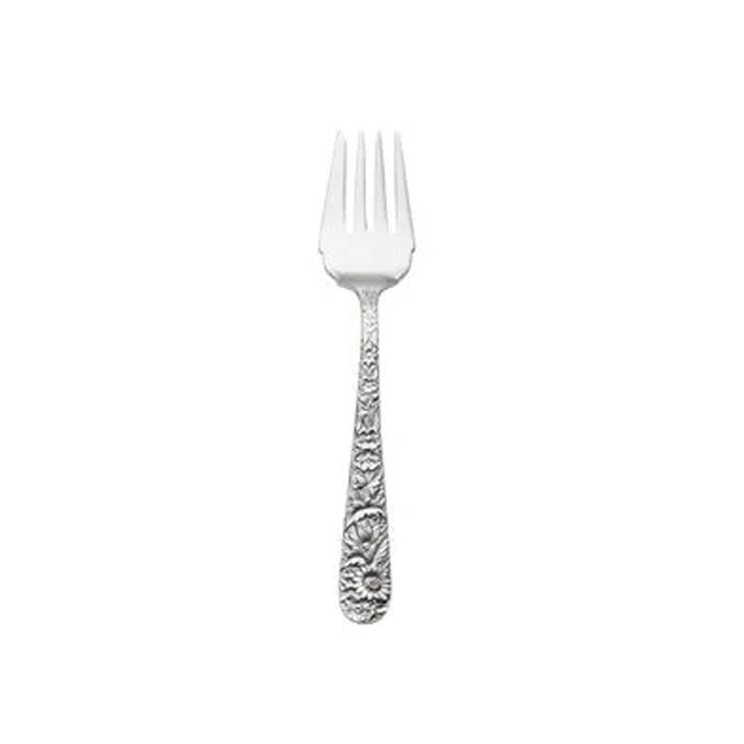 Kirk Stieff Repousse Sterling Silver Salad Fork