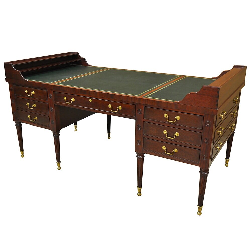 Mahogany Presidential George Washington Desk