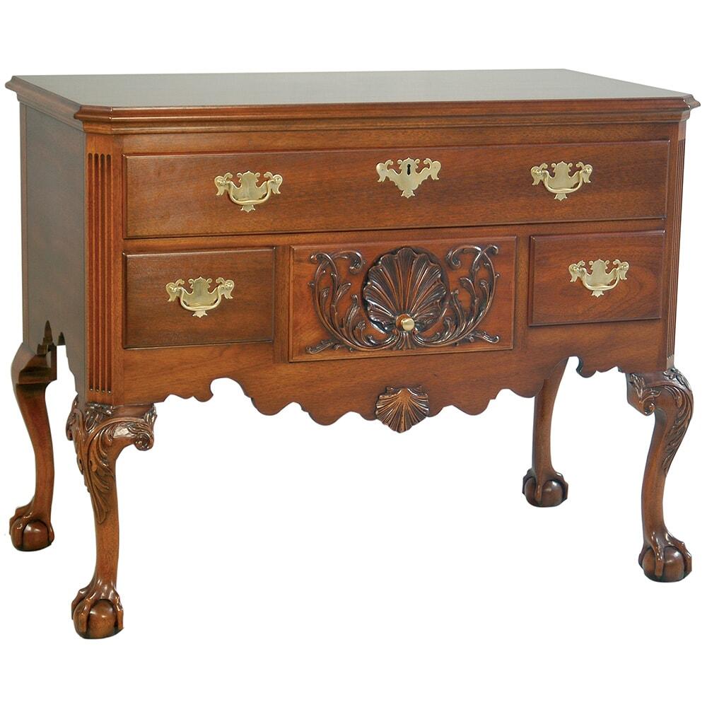 Mahogany Shell Lowboy
