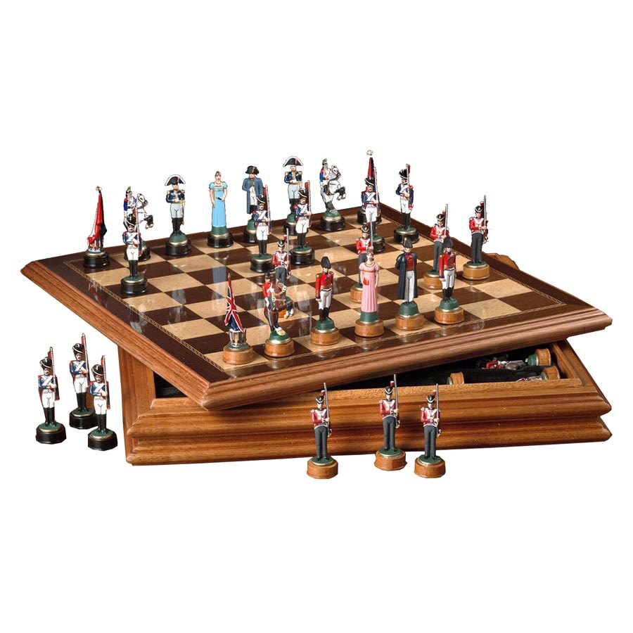 Napoleon Battle Of Waterloo Chess Set