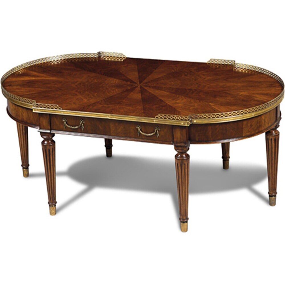 Walnut Crown Cocktail Table