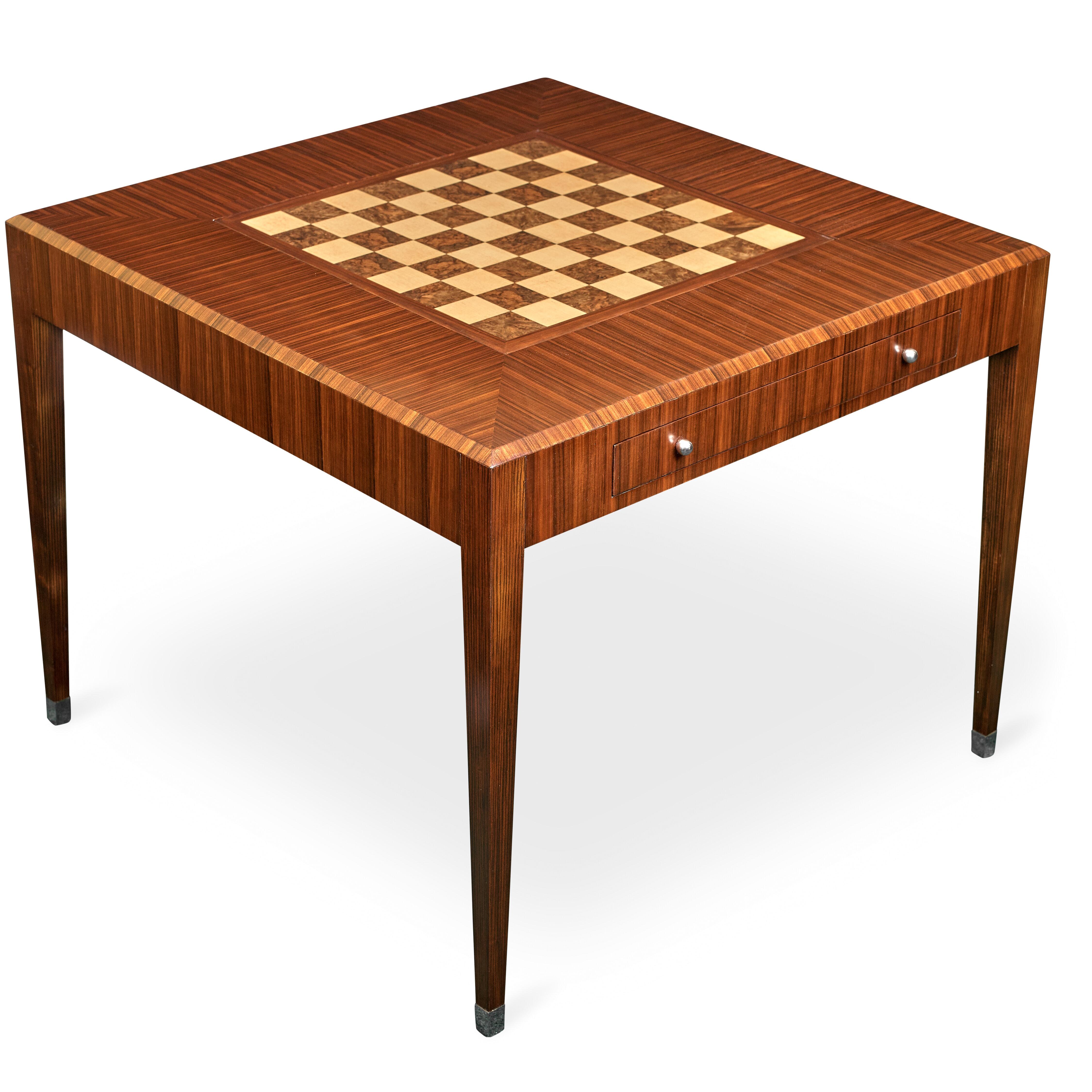 Rosewood Rotating Game Table
