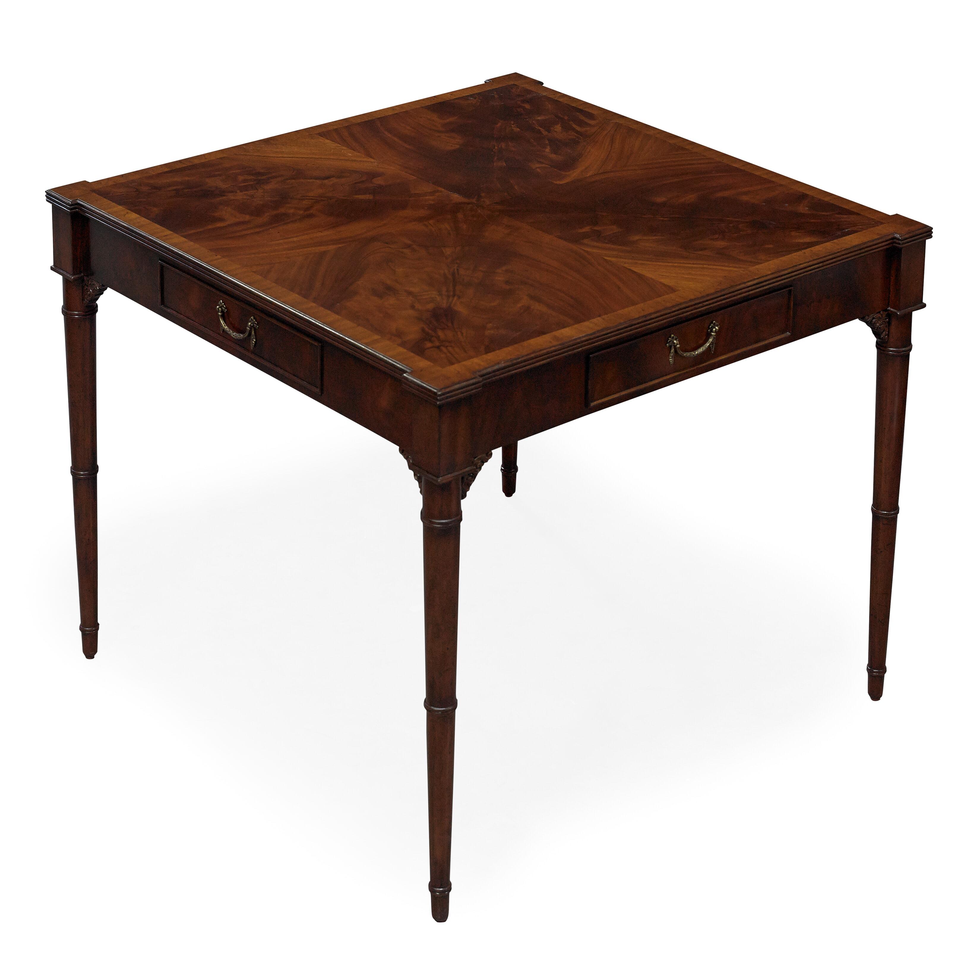 Mahogany Card Table