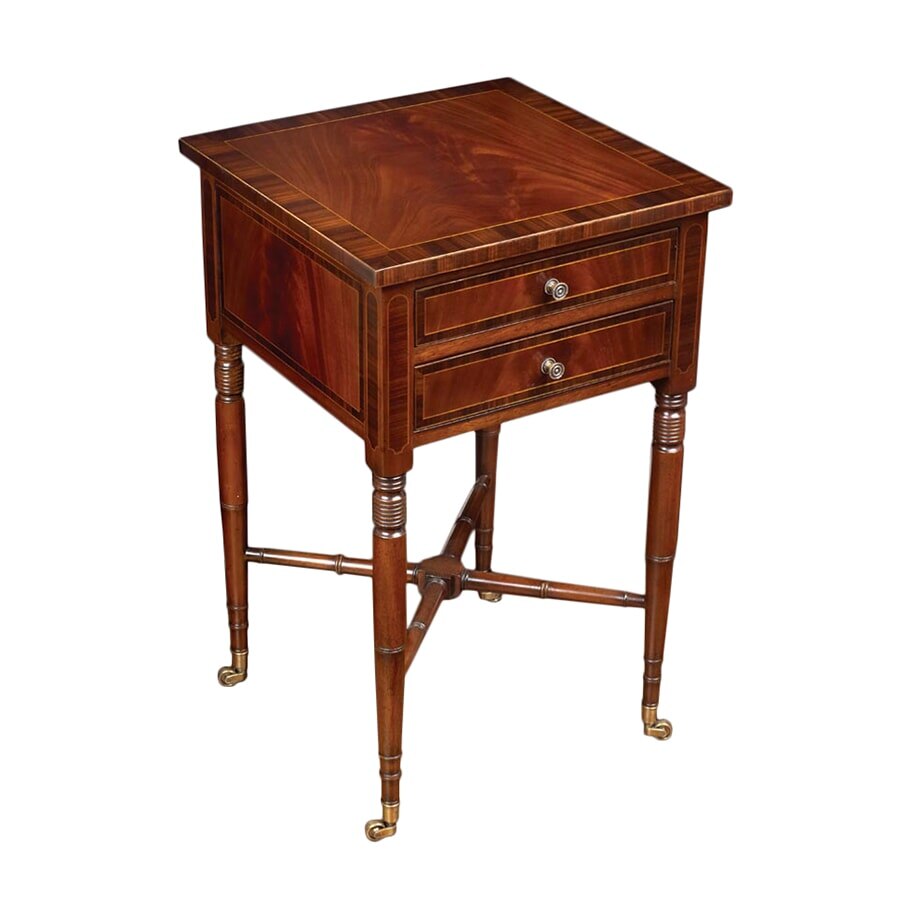 Mahogany and Rosewood End Table