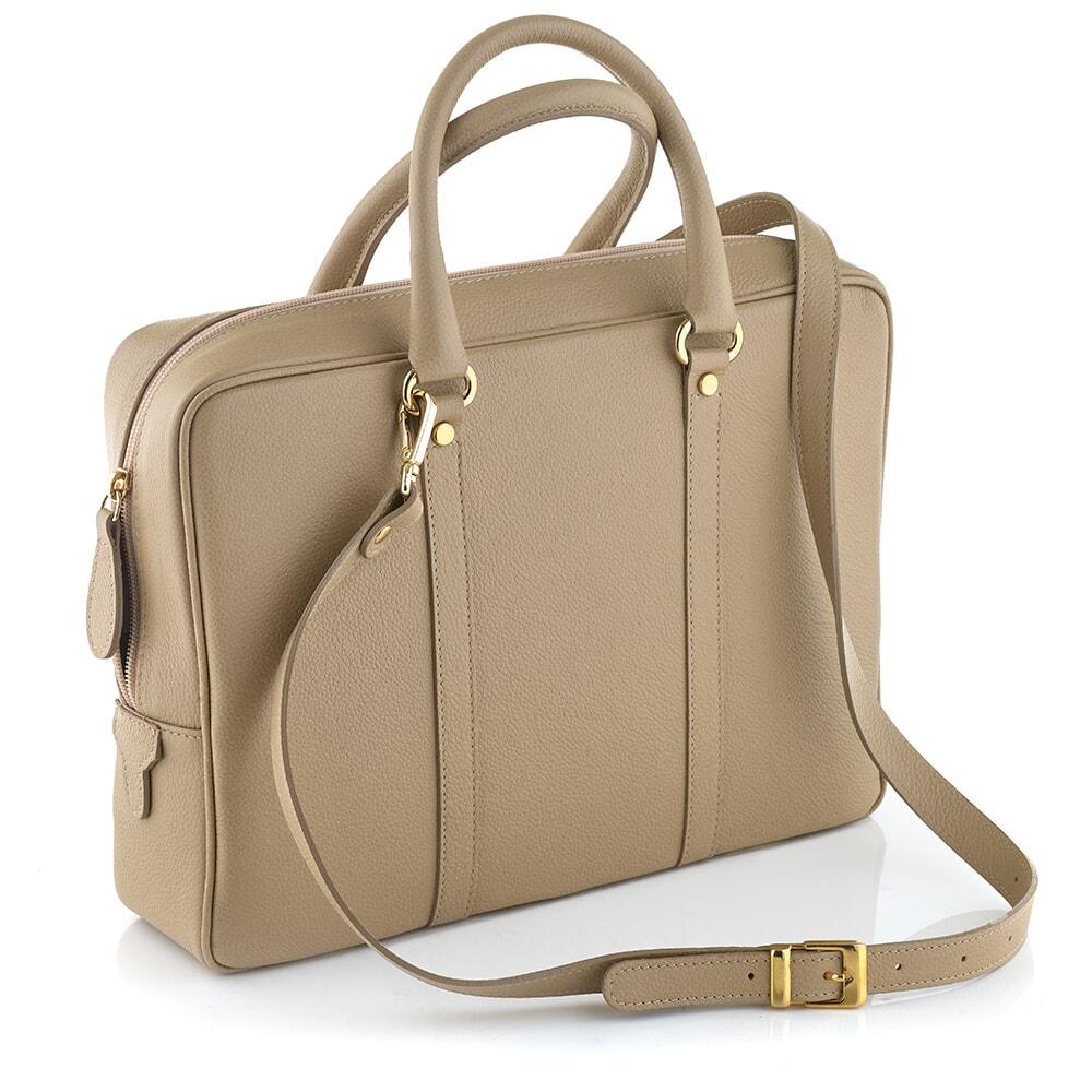 Leather Laptop Case, Tan