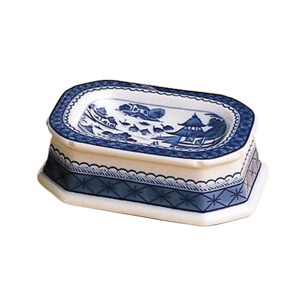 Mottahedeh Blue Canton Master Salt Cellar