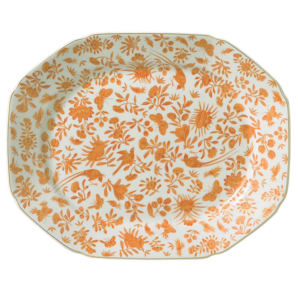 Mottahedeh Sacred Bird & Butterfly Octagonal Platter