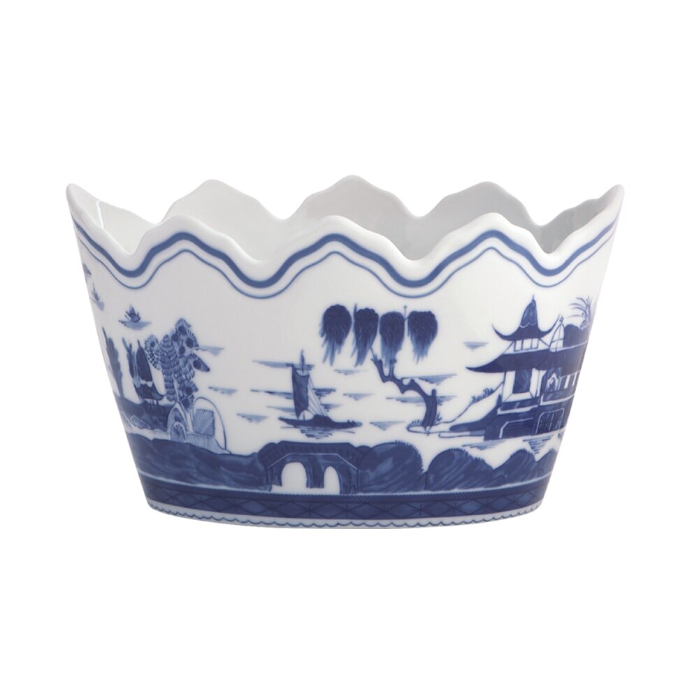 Mottahedeh Blue Canton Monteith Cachepot