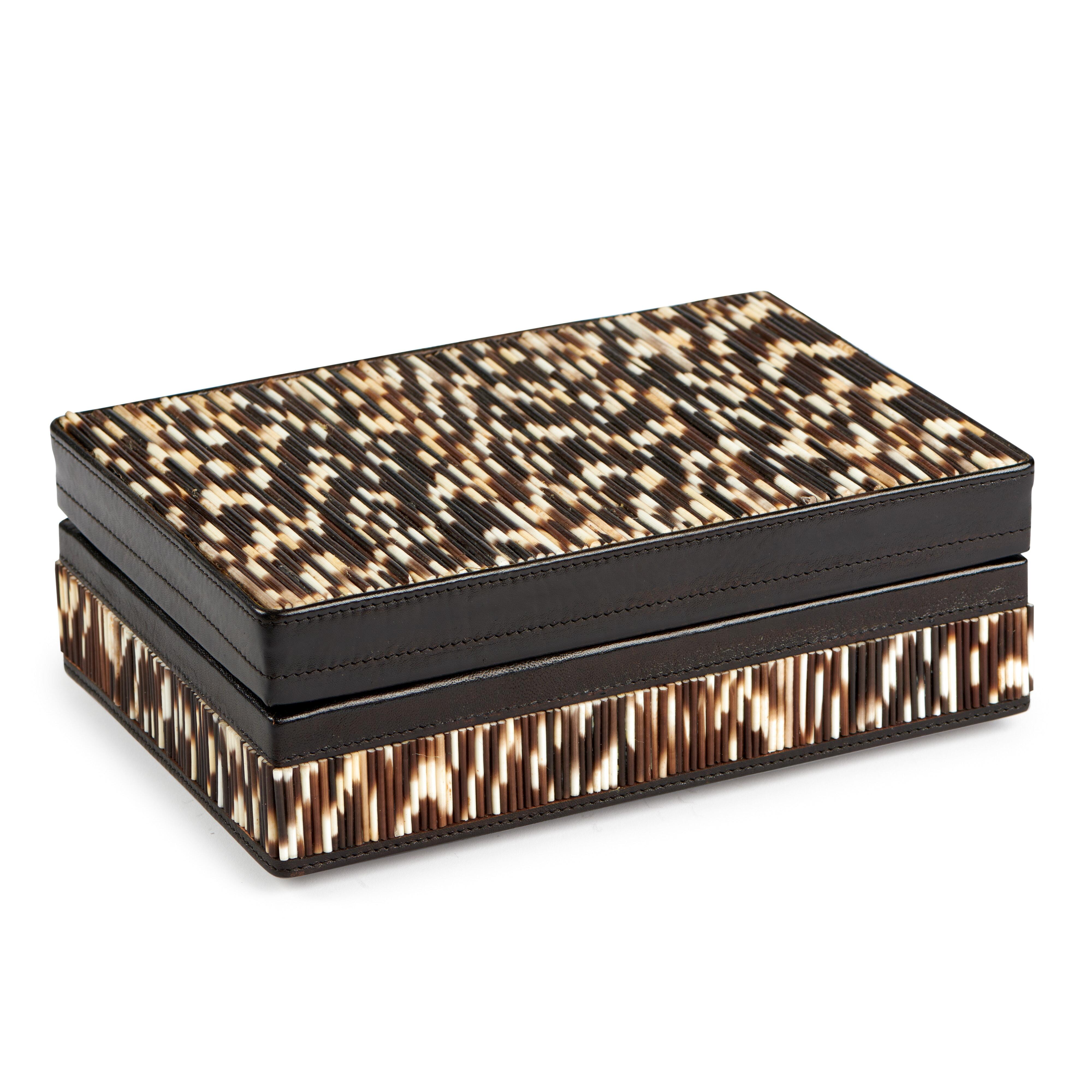 Porcupine Quill Decor Box