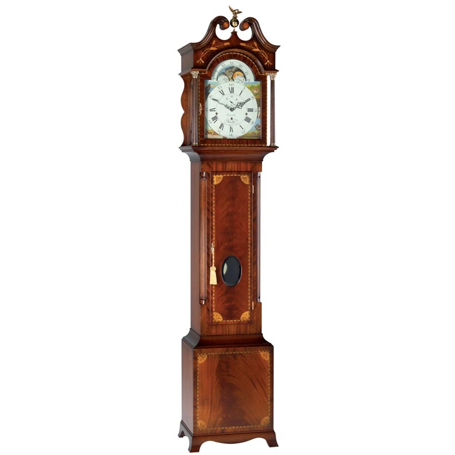 Gleneagle Mahogany Grandfather Clock