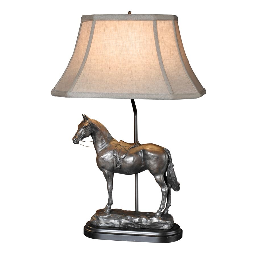 English Riding Horse Sculpture Lamp