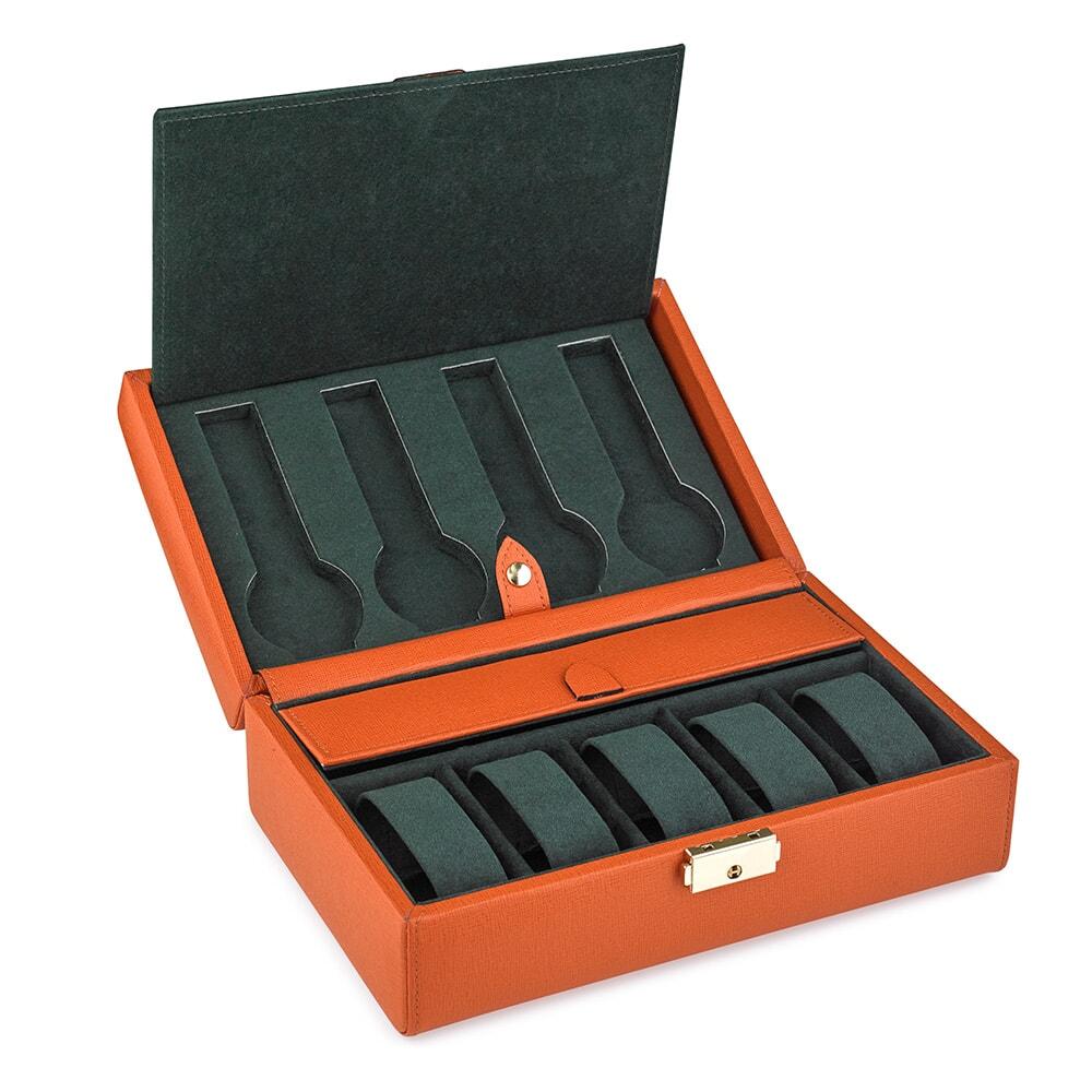 Saffiano Leather Watch Case