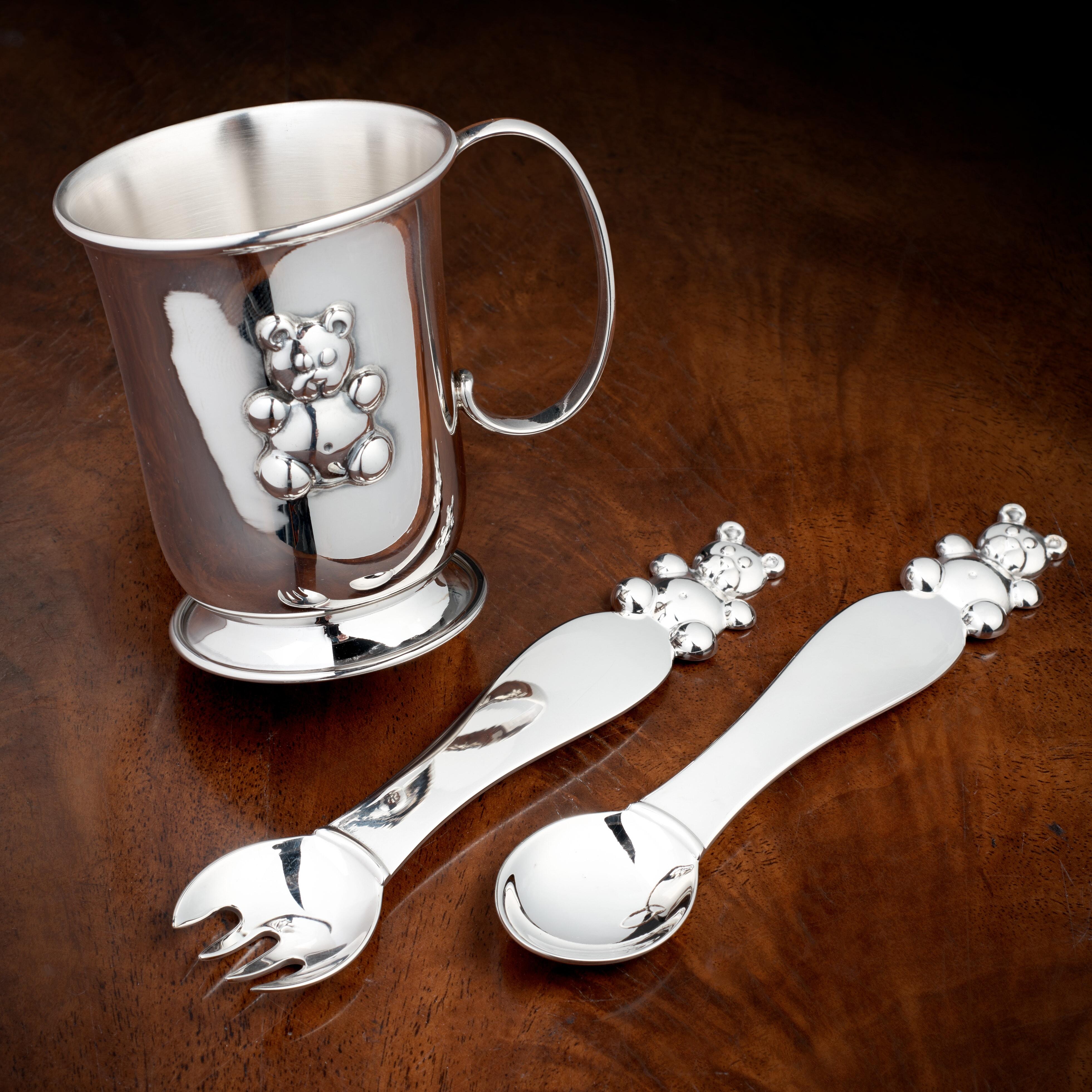Buccellati Bubu Baby Sterling Silver Set