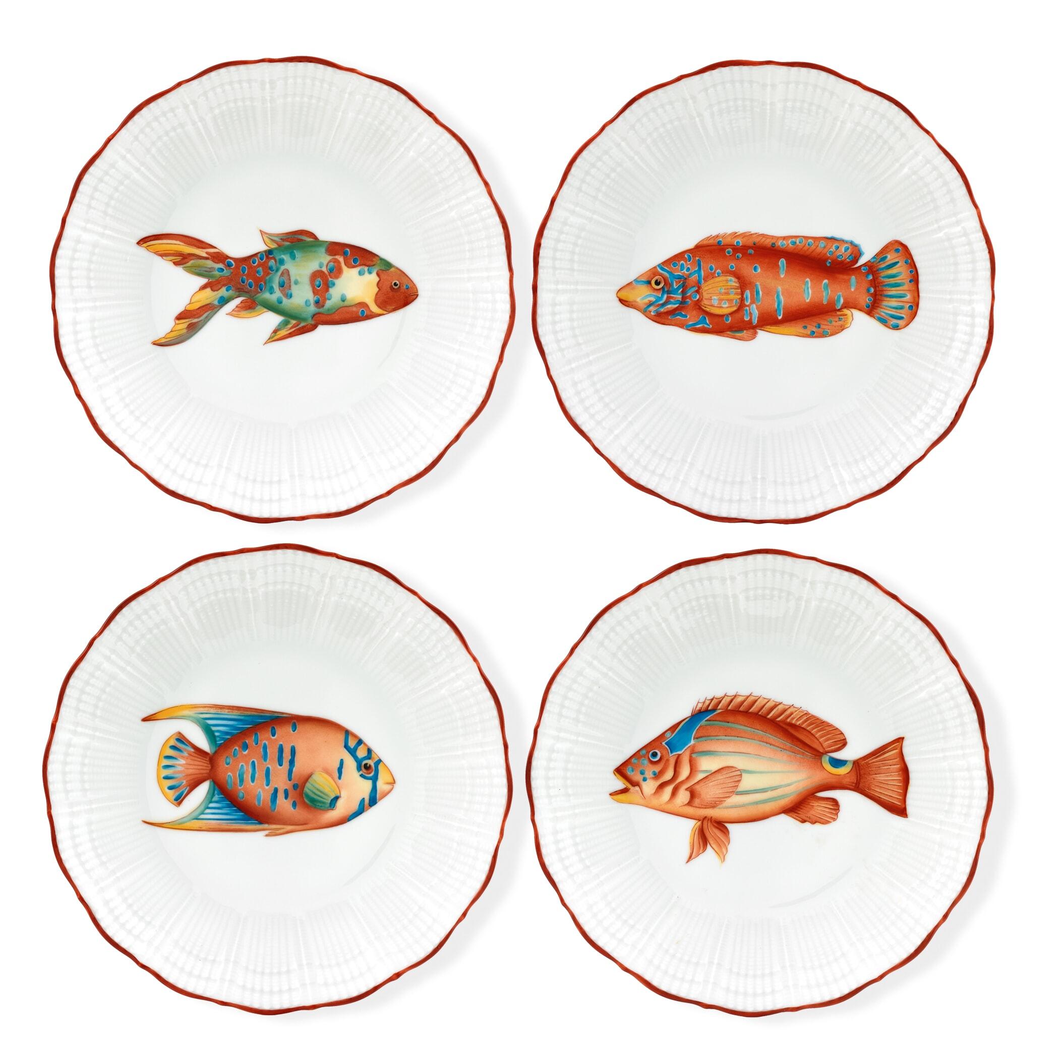 Exotic Fish & Coral Porcelain Dinnerware
