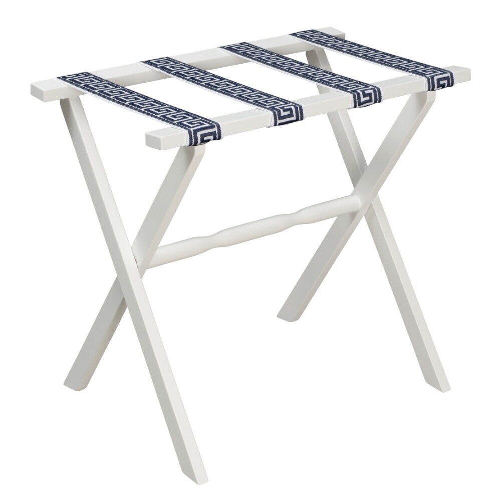 Greek Key Luggage Racks