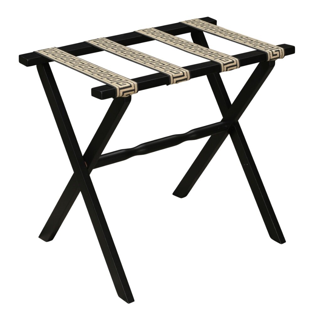 Greek Key Luggage Racks