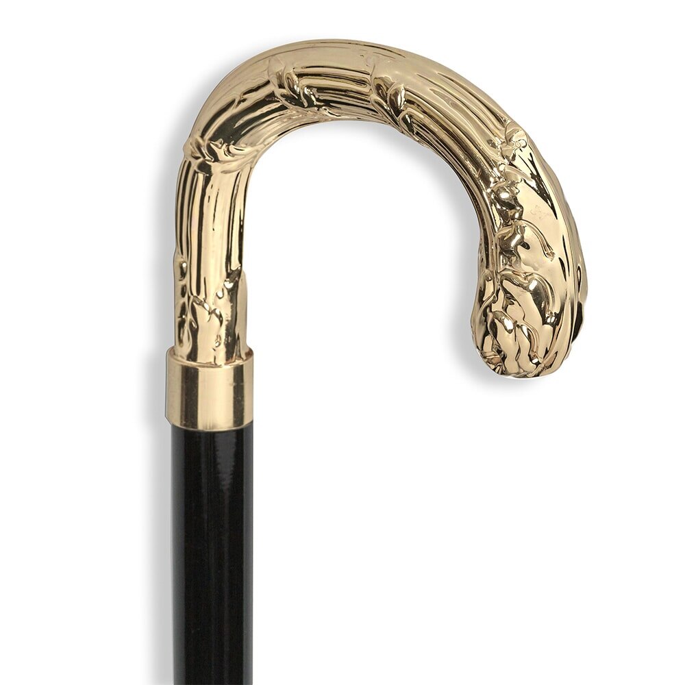 Golden Handled Italian Walking Sticks