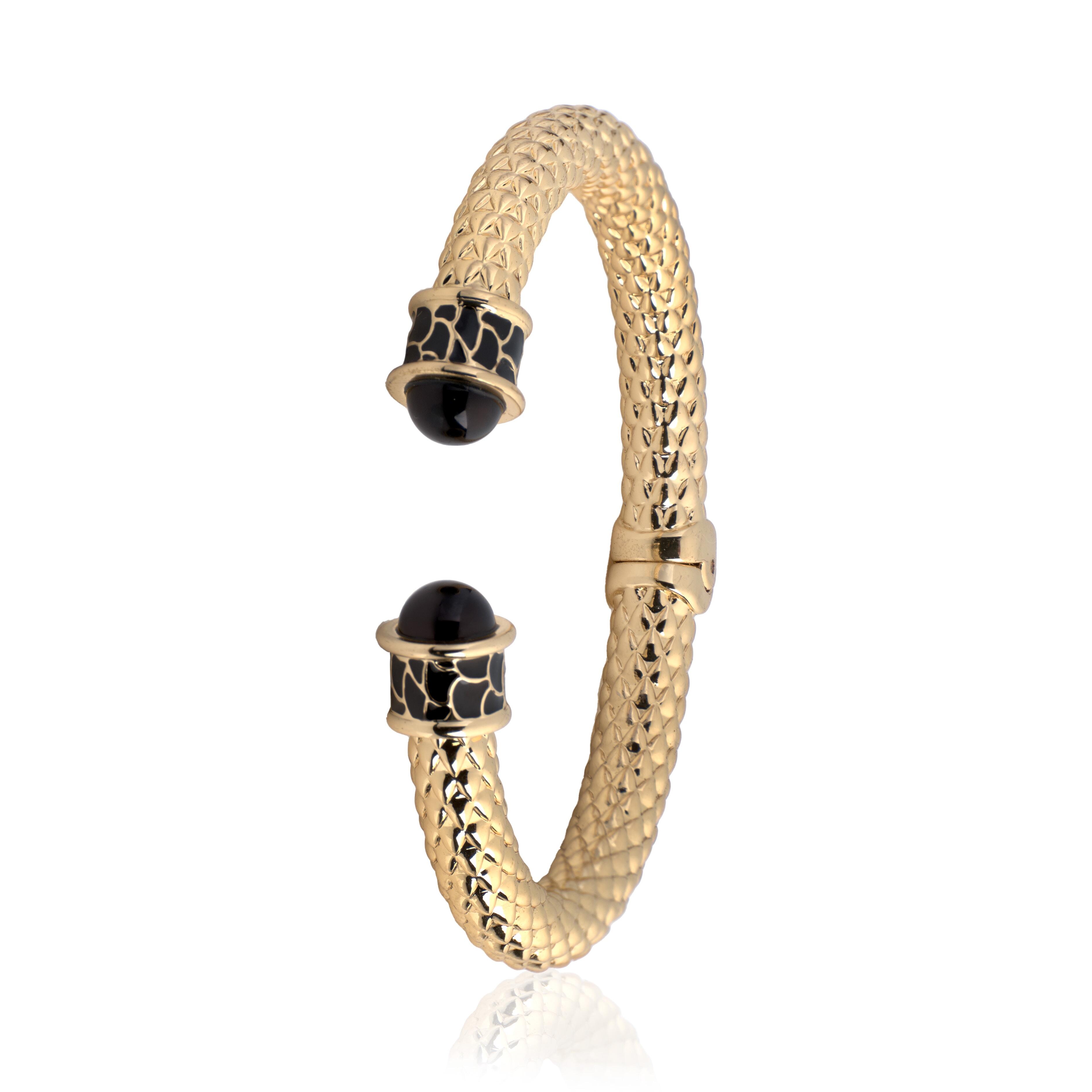 Halcyon Days Minoan Hinged Torque Bangles