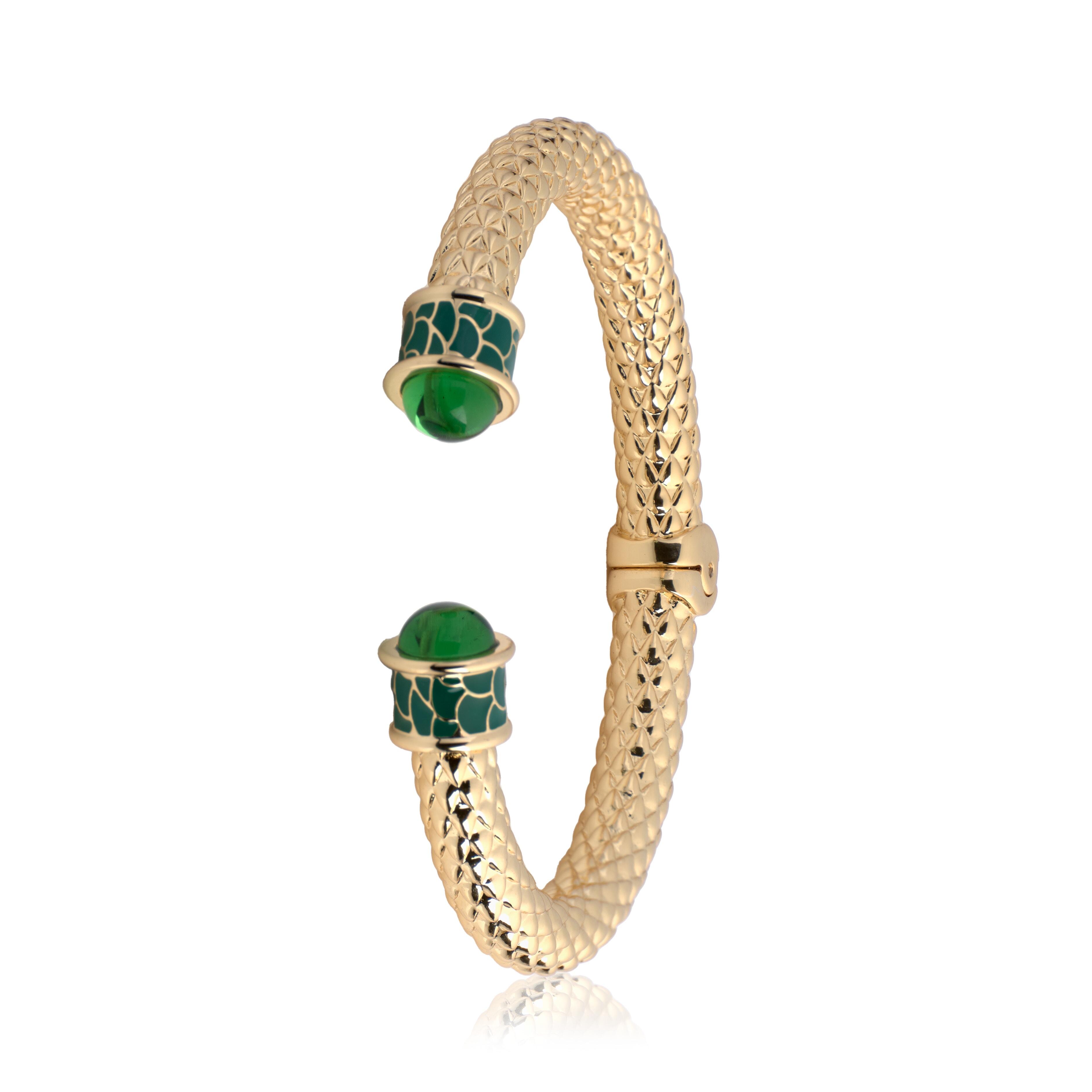 Halcyon Days Minoan Hinged Torque Bangles