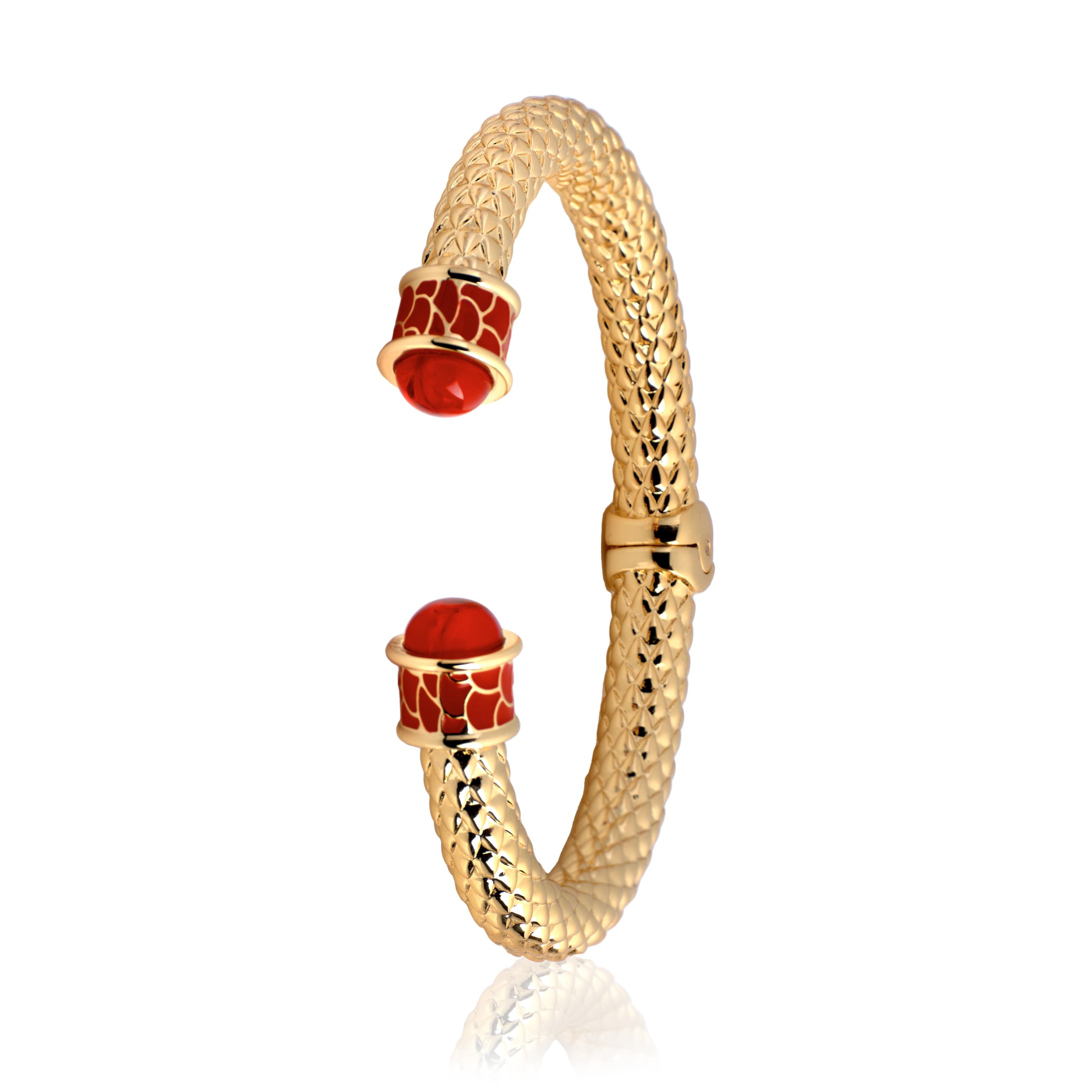 Halcyon Days Minoan Hinged Torque Bangles