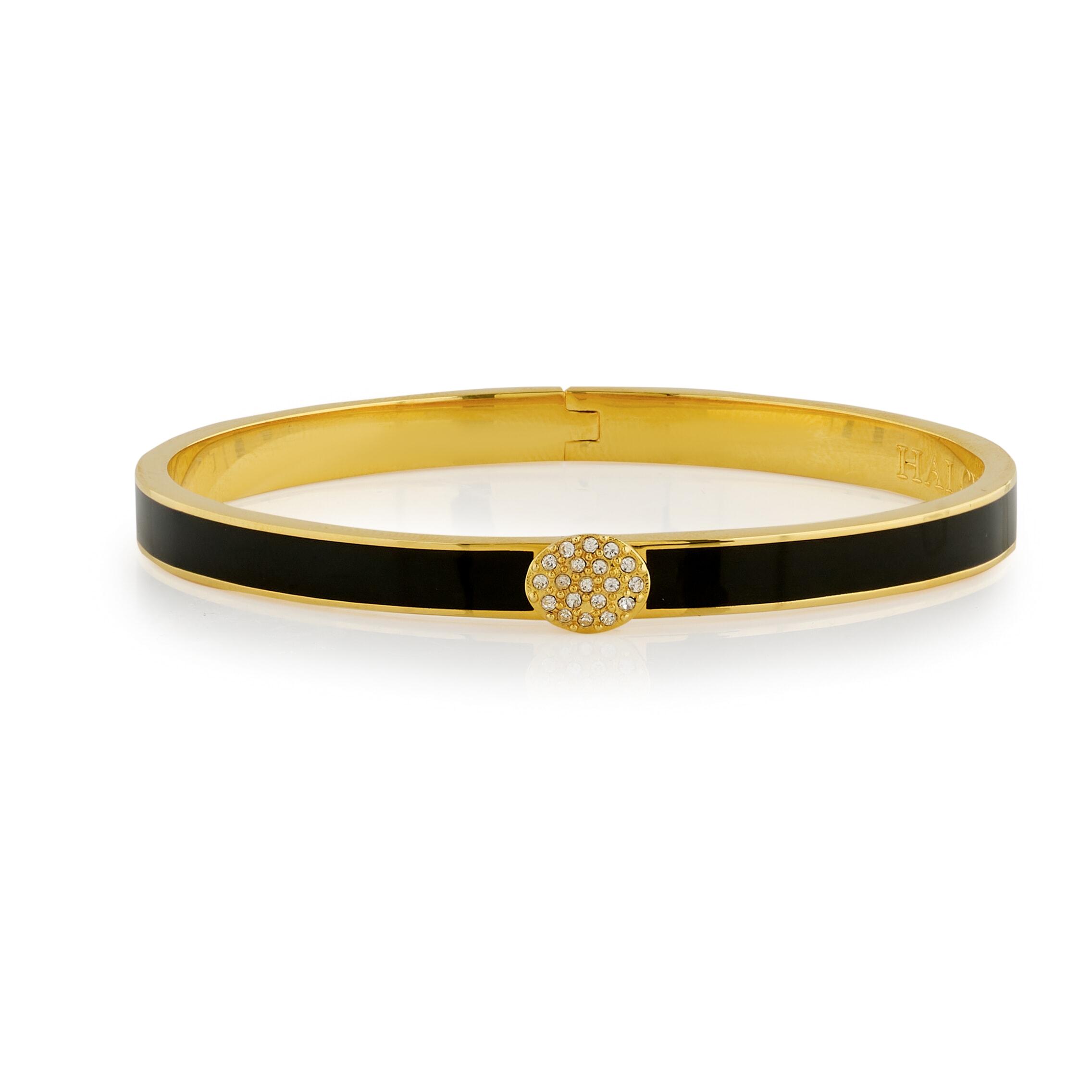 Halcyon Days Skinny Pave Hinged Bangles, 6mm