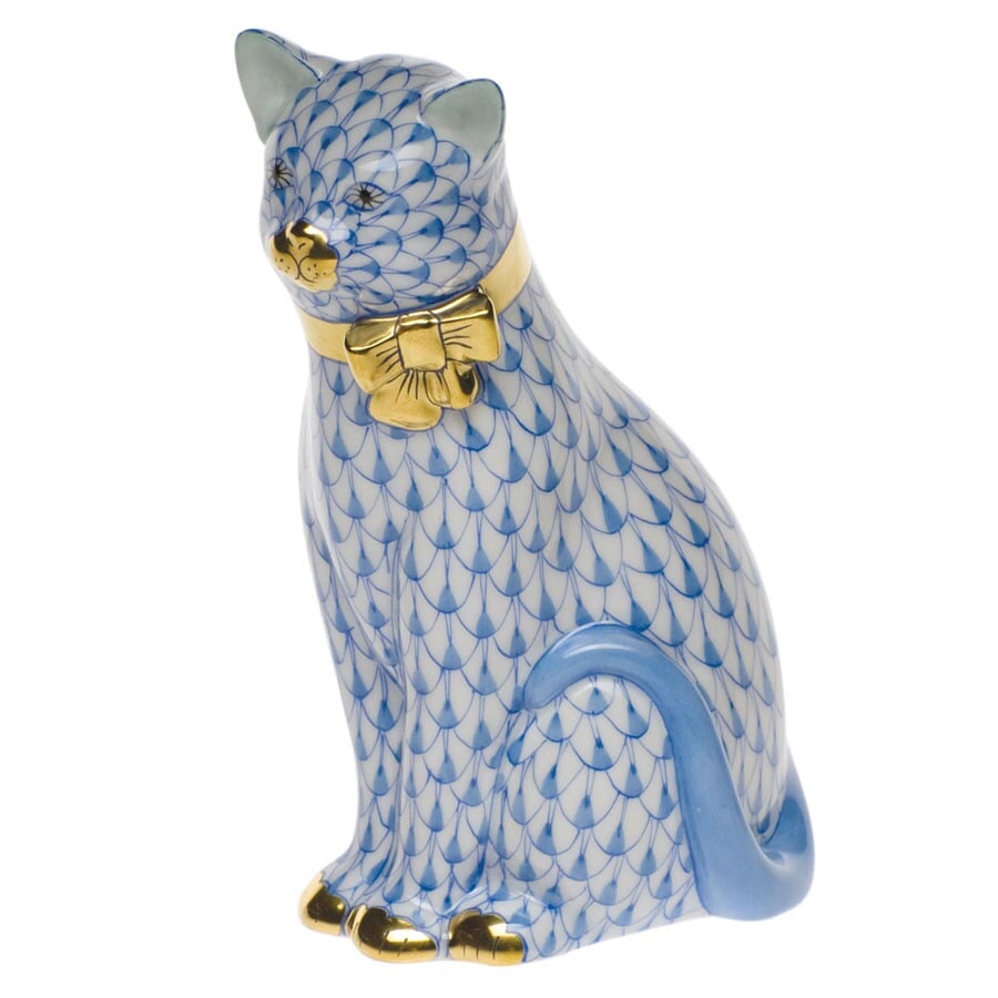 Herend Cat with Bow