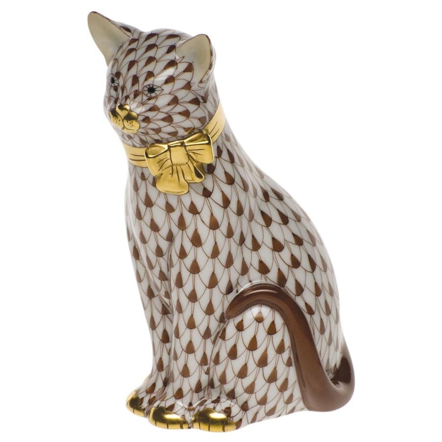 Herend Cat with Bow