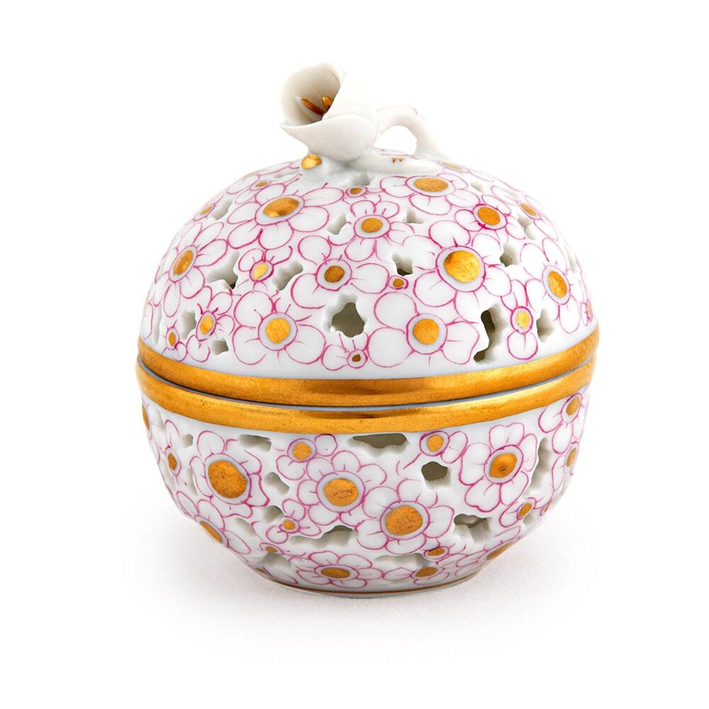 Herend Bud Finial Openwork Ball