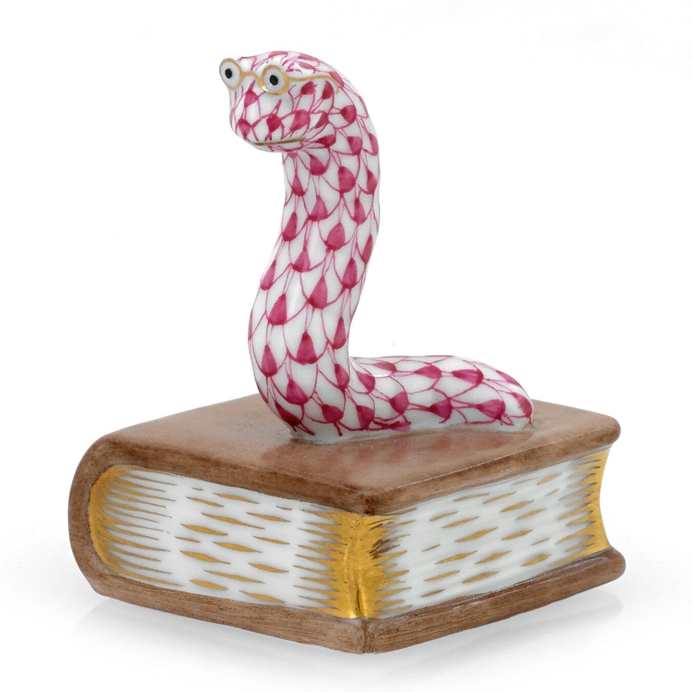 Herend Bookworm Figurine