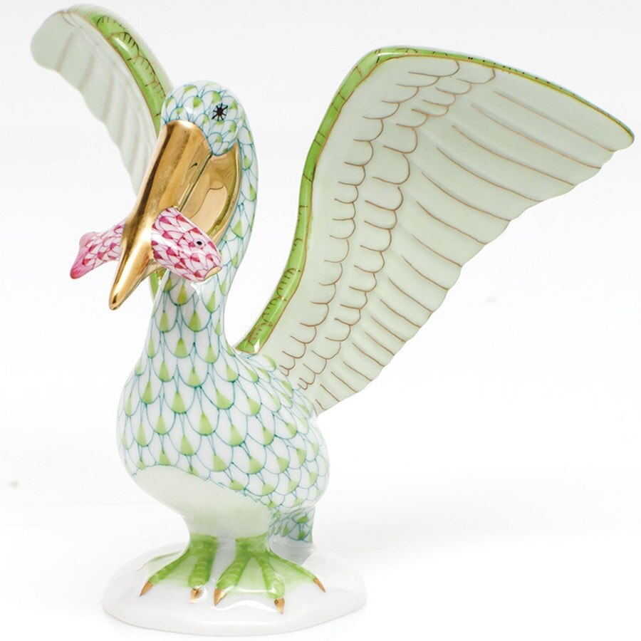 Herend Pelican with Fish